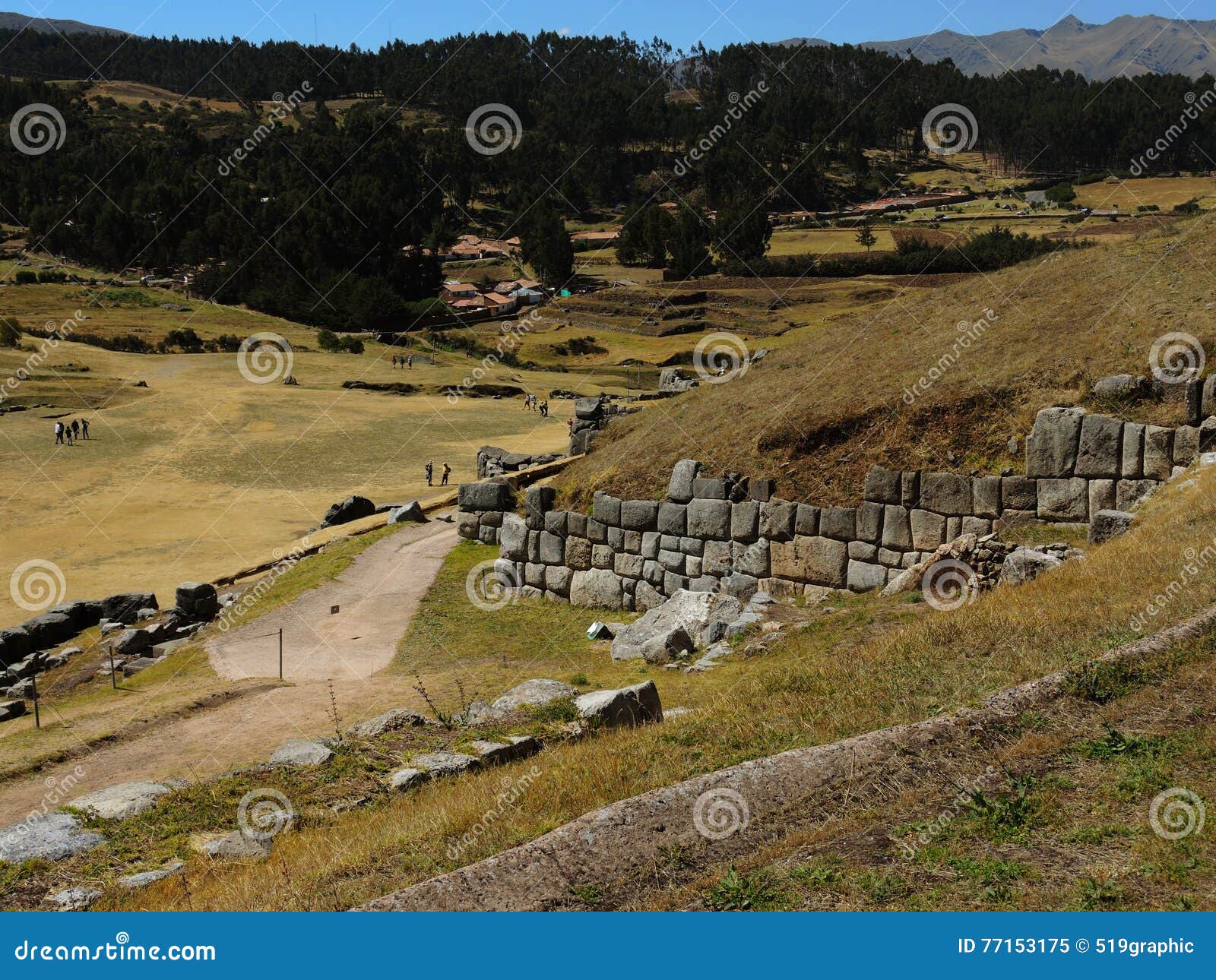 Sacsayhuaman in Cusco, Peru Stock Afbeelding - Image of fort, nave ...