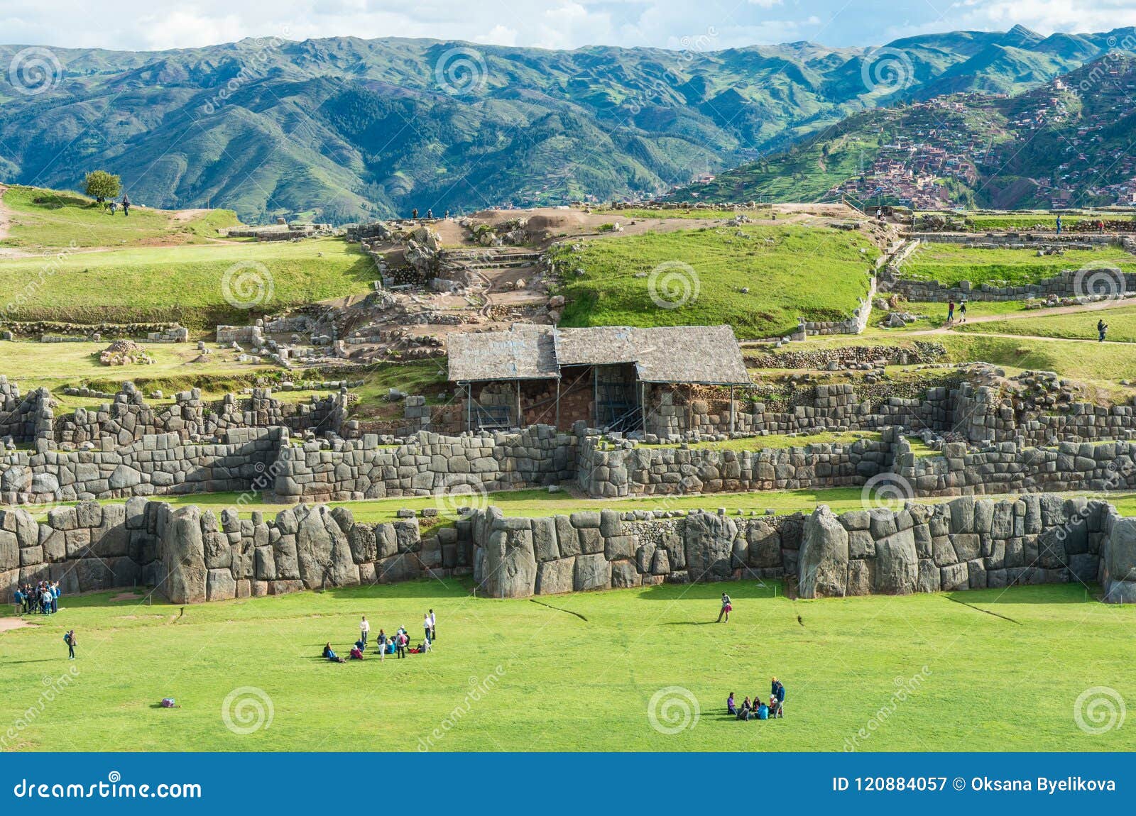 Inca ruins in Cusco, Peru editorial photography. Image of archeology ...