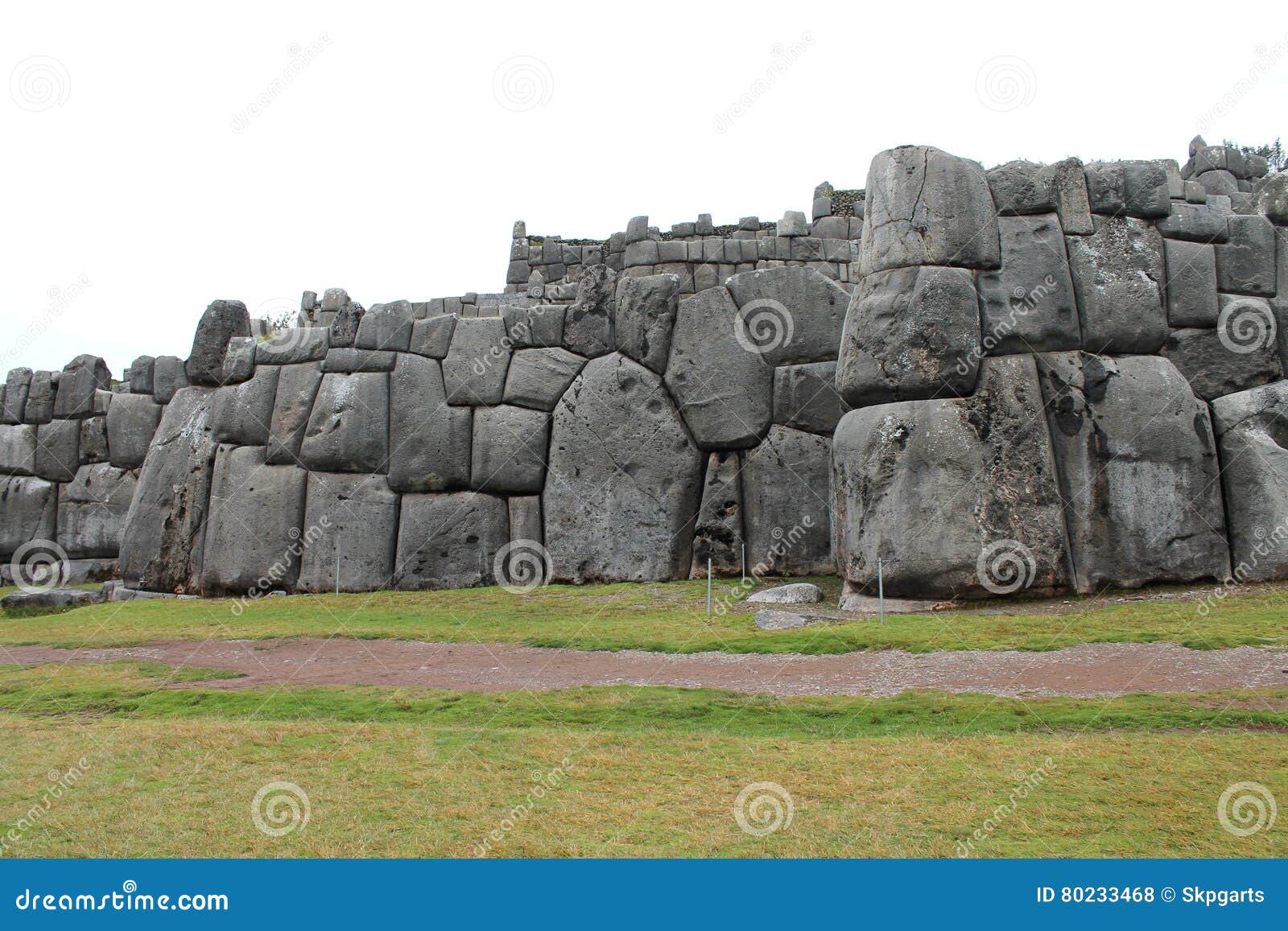 Sacsayhuaman Walls stock photo. Image of construction - 80233468