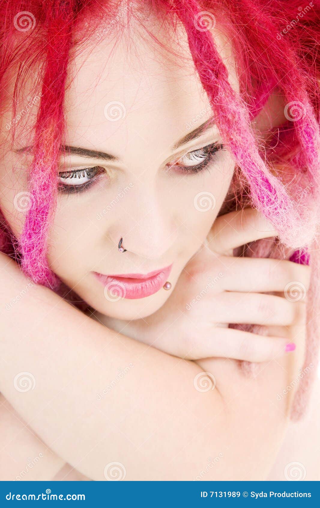Sad stock image. Image of dreads, bored, face, attractive - 7131989