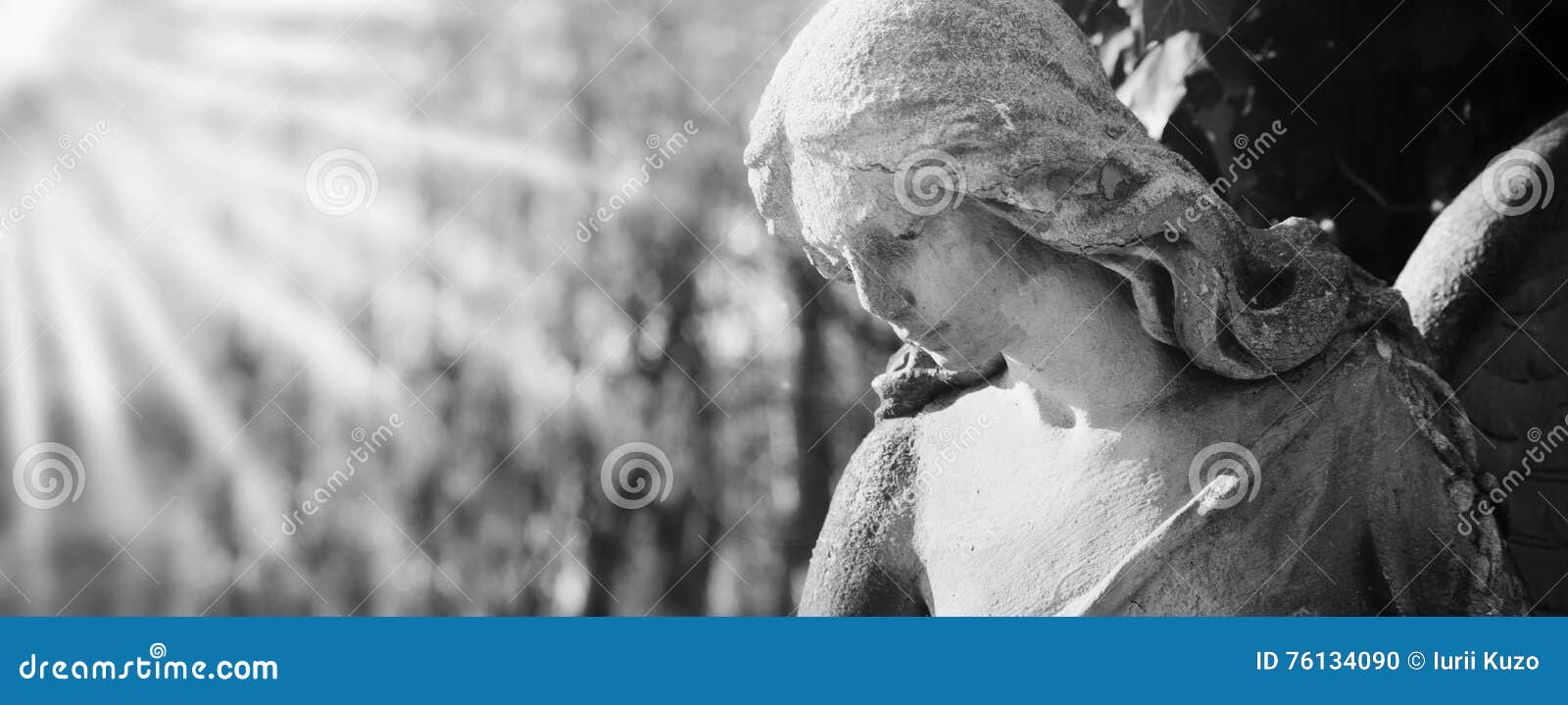 Sad Angel stock photo. Image of girls, decease, melancholy - 76134090