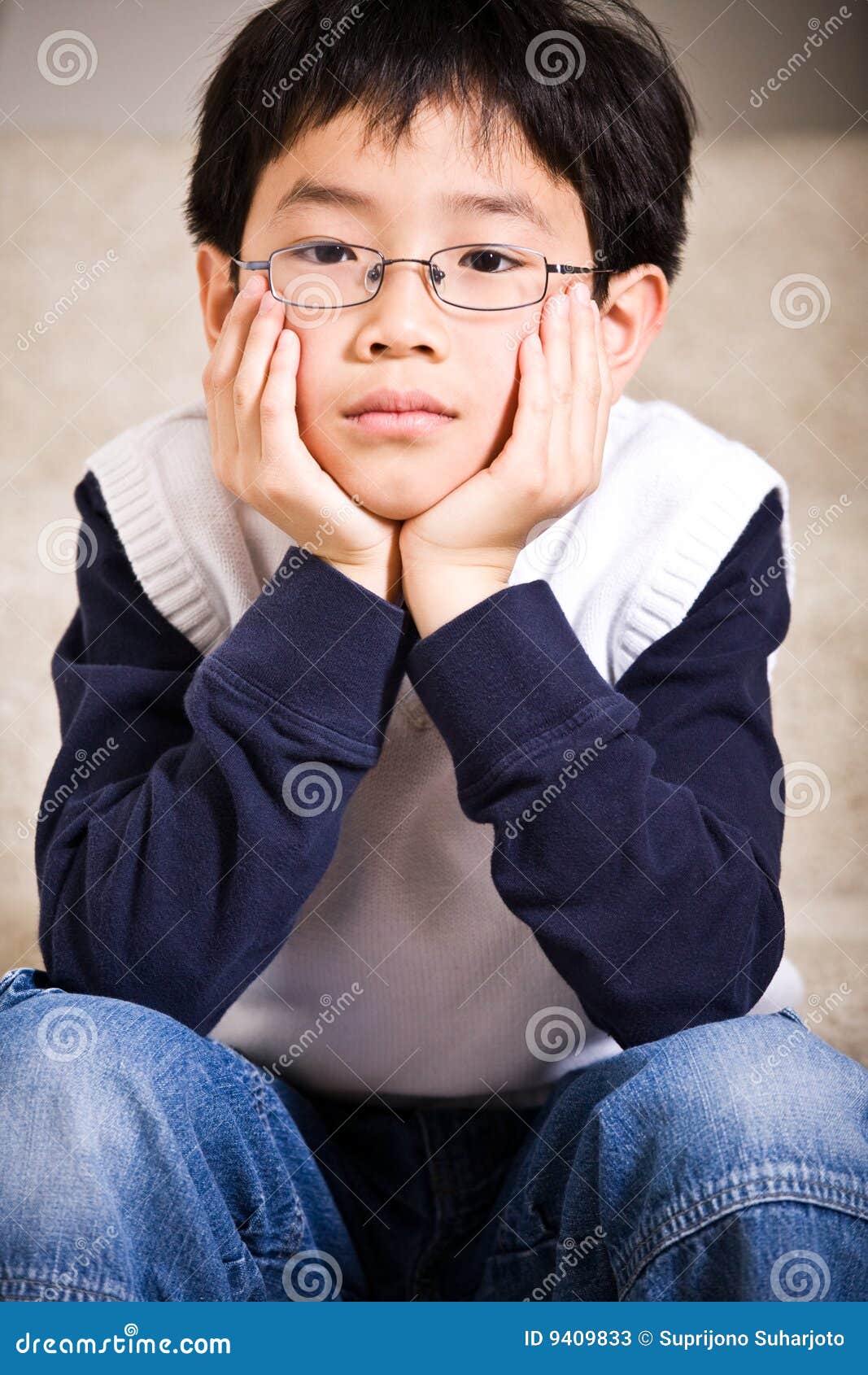 Sad asian boy stock image. Image of innocent, people, child - 9409833
