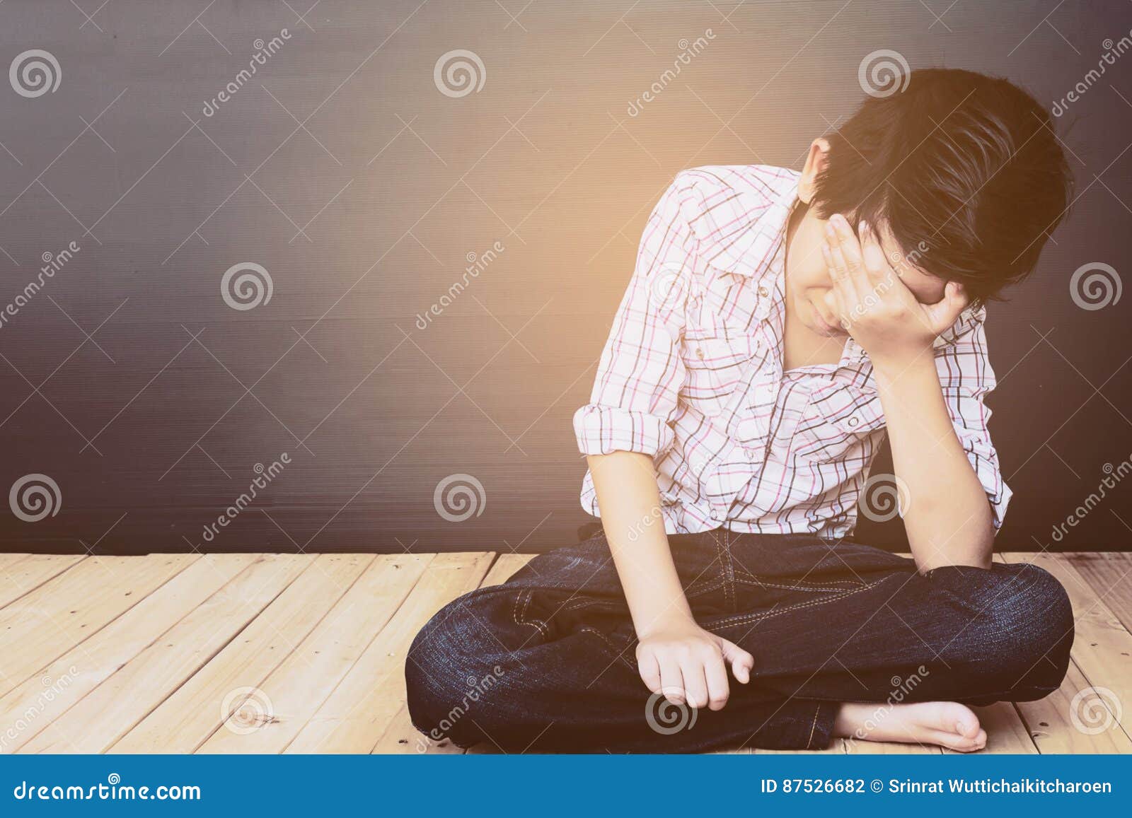 Sad Asian boy stock photo. Image of cute, education, asian - 87526682