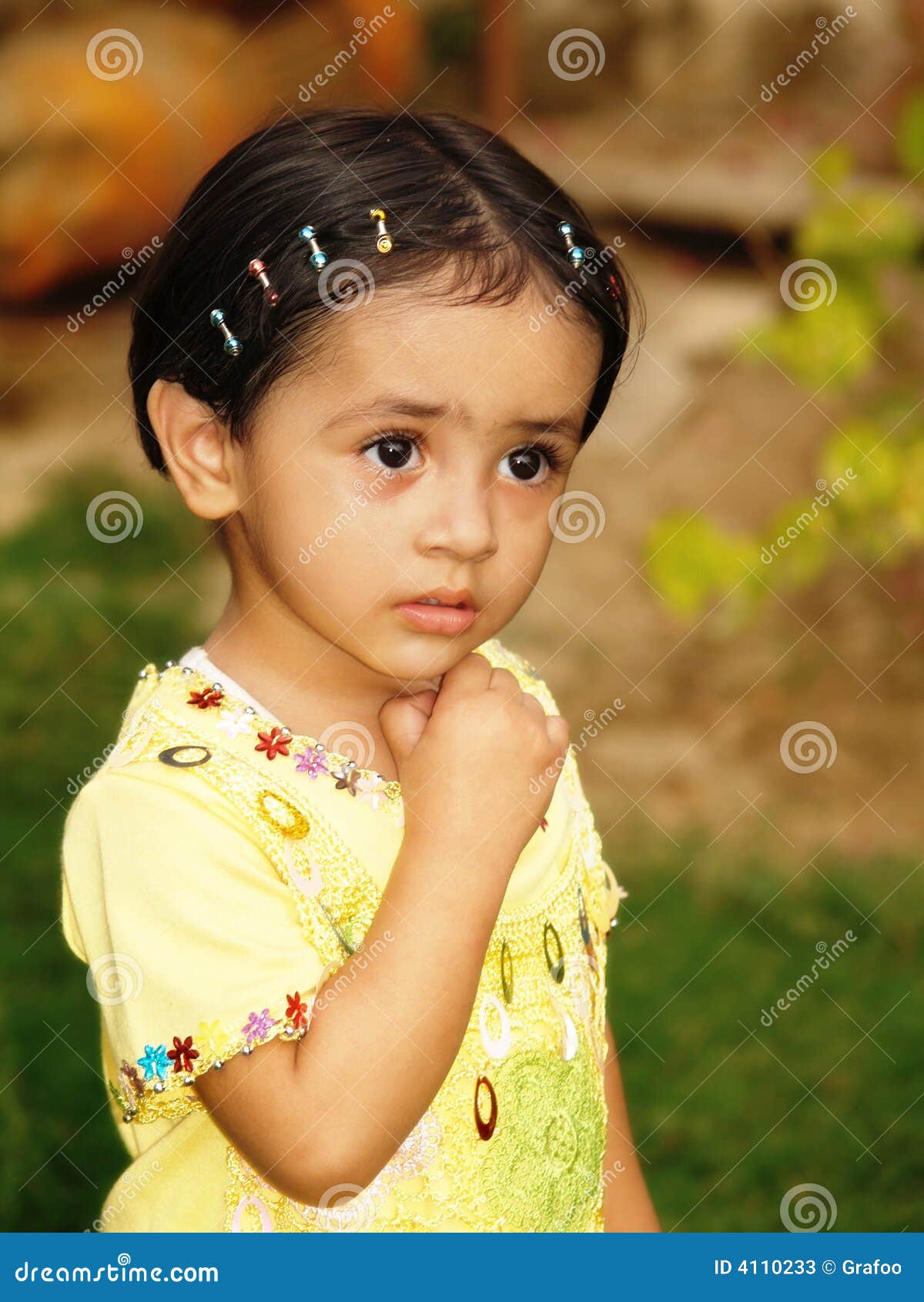 Sad Asian girl stock image. Image of female, standing - 4110233