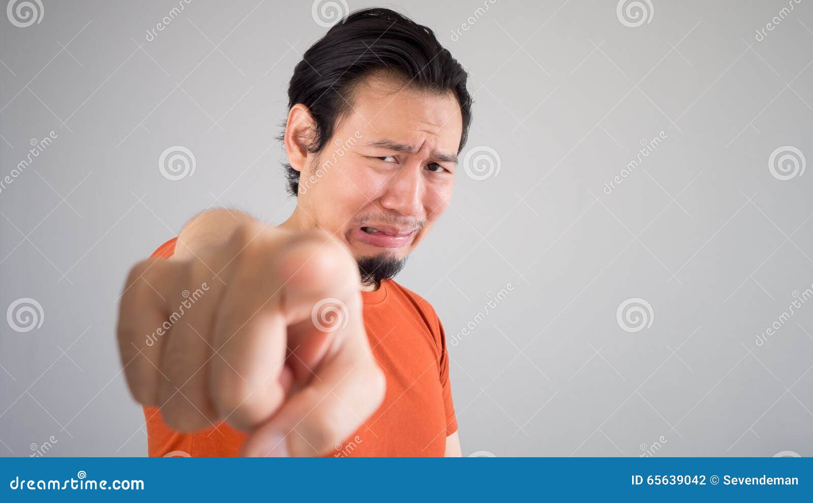 Sad Asian man. stock photo. Image of studio, failure - 65639042