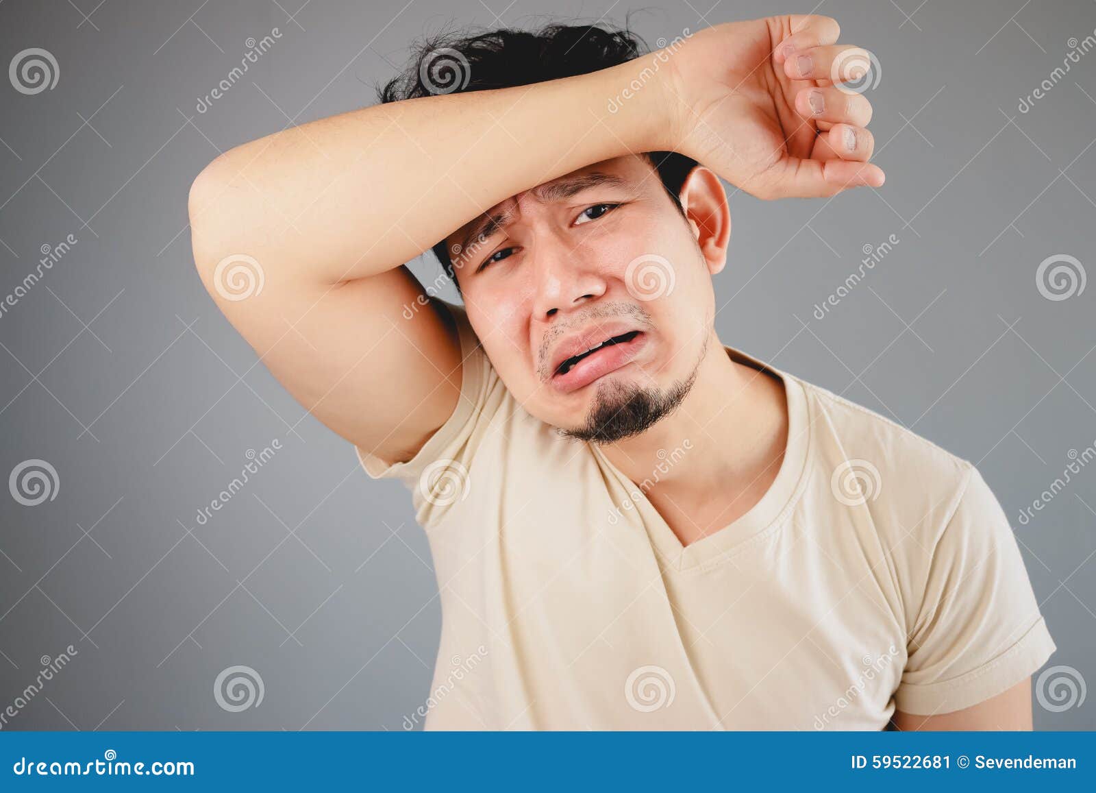 Sad Asian man. stock image. Image of expression, handsome - 59522681
