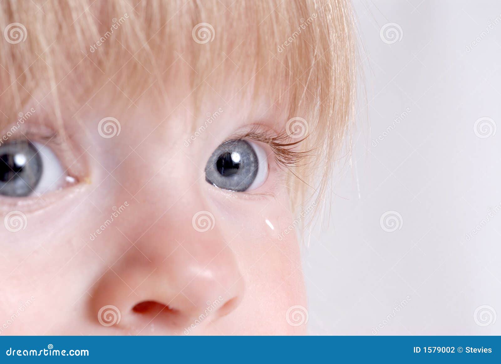 Sad Baby stock photo. Image of ache, nose, girl, playpen - 1579002