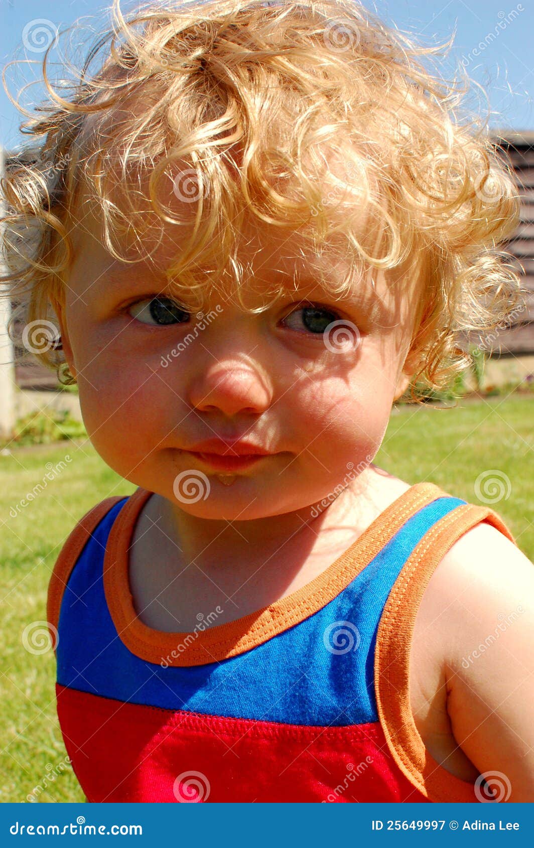 Sad baby stock image. Image of crying, upset, children - 25649997