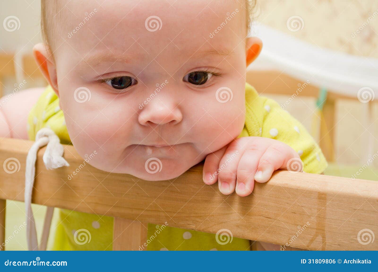 Sad baby stock photo. Image of helpless, portrait, child - 31809806