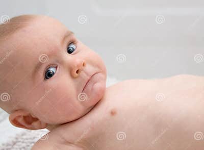 Sad baby face stock image. Image of face, expression - 11128941