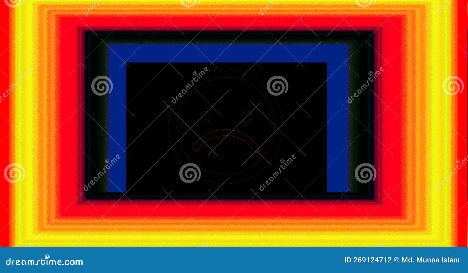 Sad Background View. Dark Abstract Background Sad Smile View. Stock ...