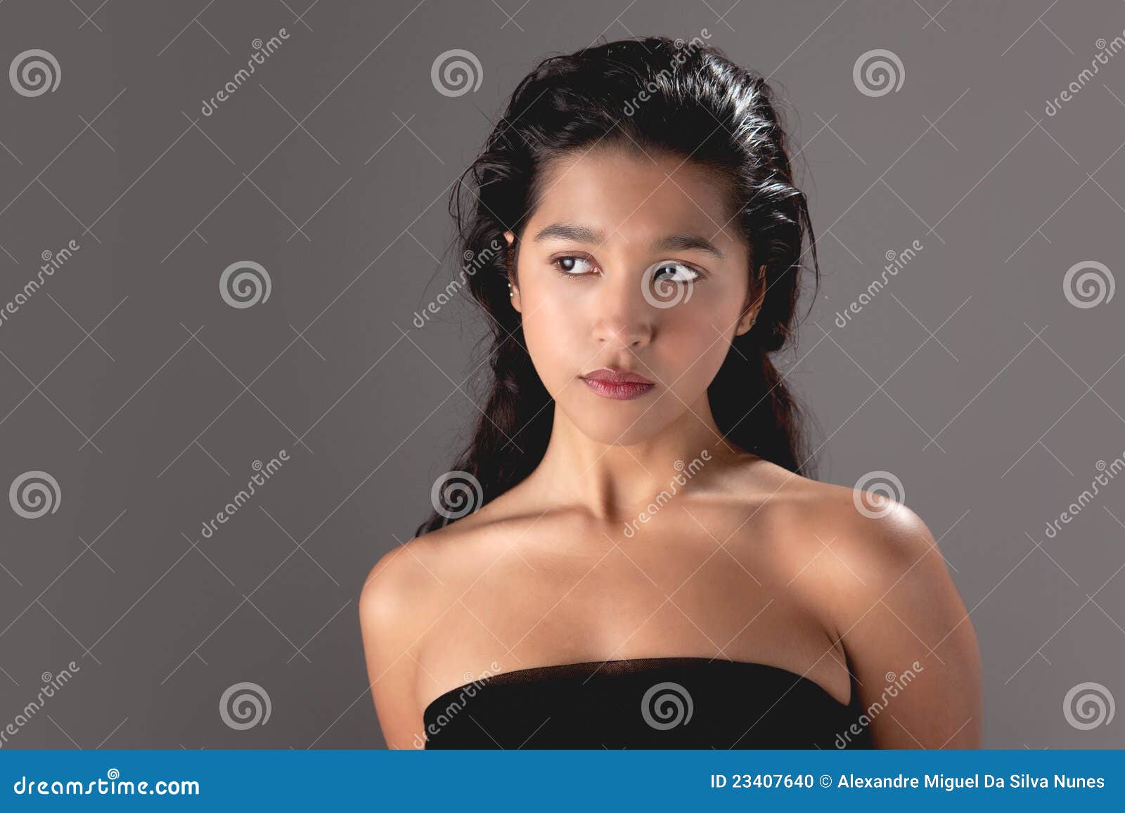 Sad beautiful latin woman stock photo. Image of caucasian - 23407640
