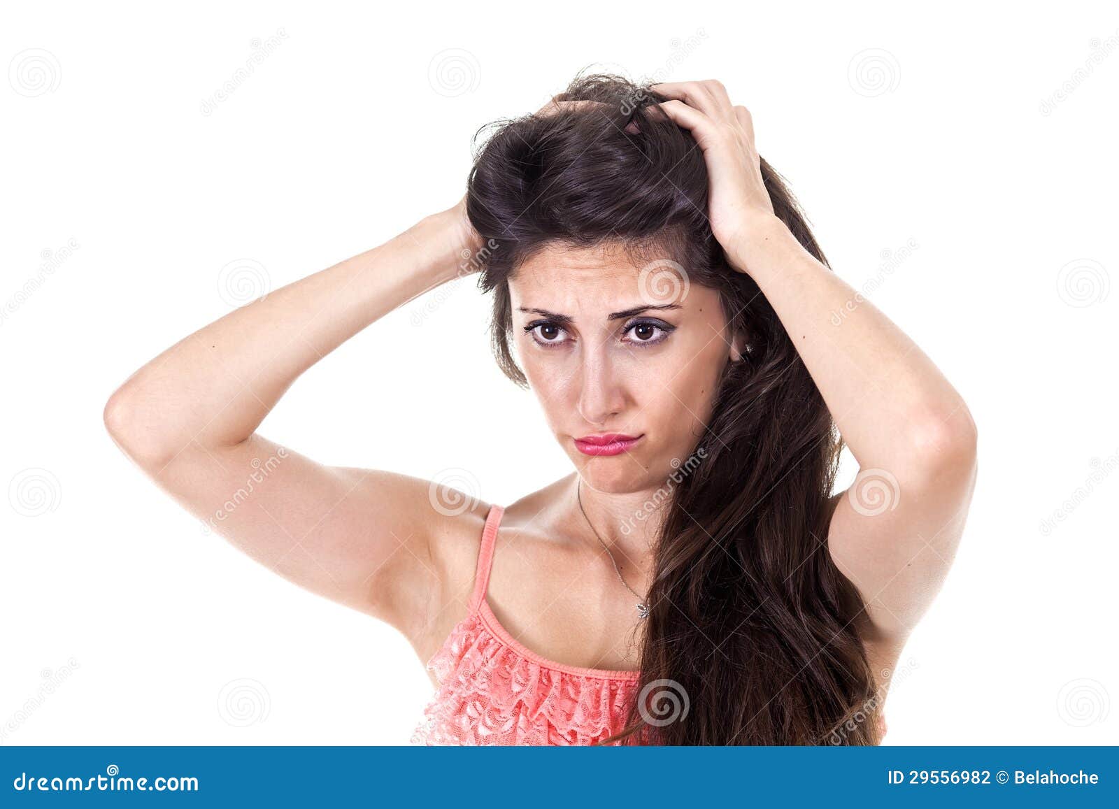 Sad Beautiful Woman, Portrait. Stock Photo - Image of natural, sorrow ...