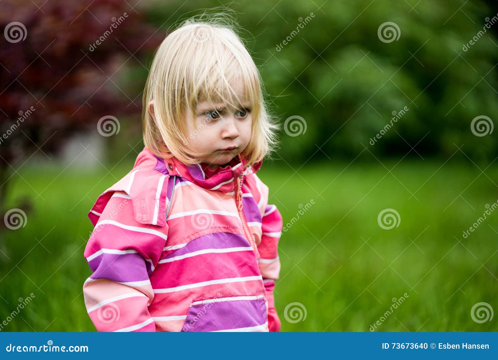 Sad or bewildered girl stock photo. Image of emotion - 73673640