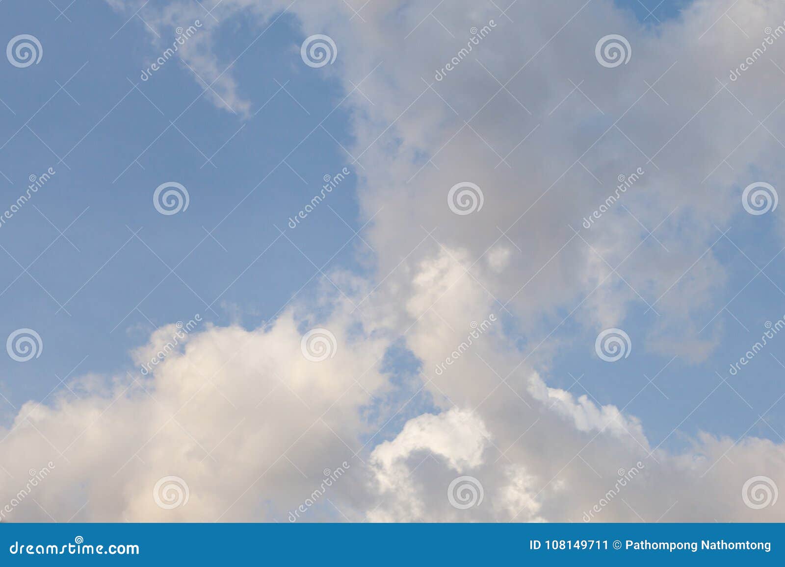 Sad Blue Sky before Raining Stock Image - Image of heavy, cloud: 108149711