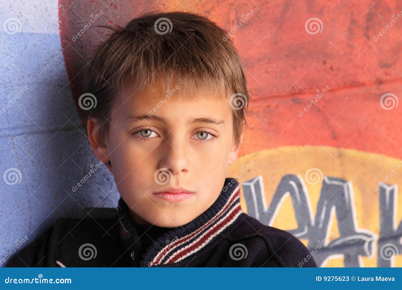 Sad boy 10 stock image. Image of stare, portrait, earnest - 9275623