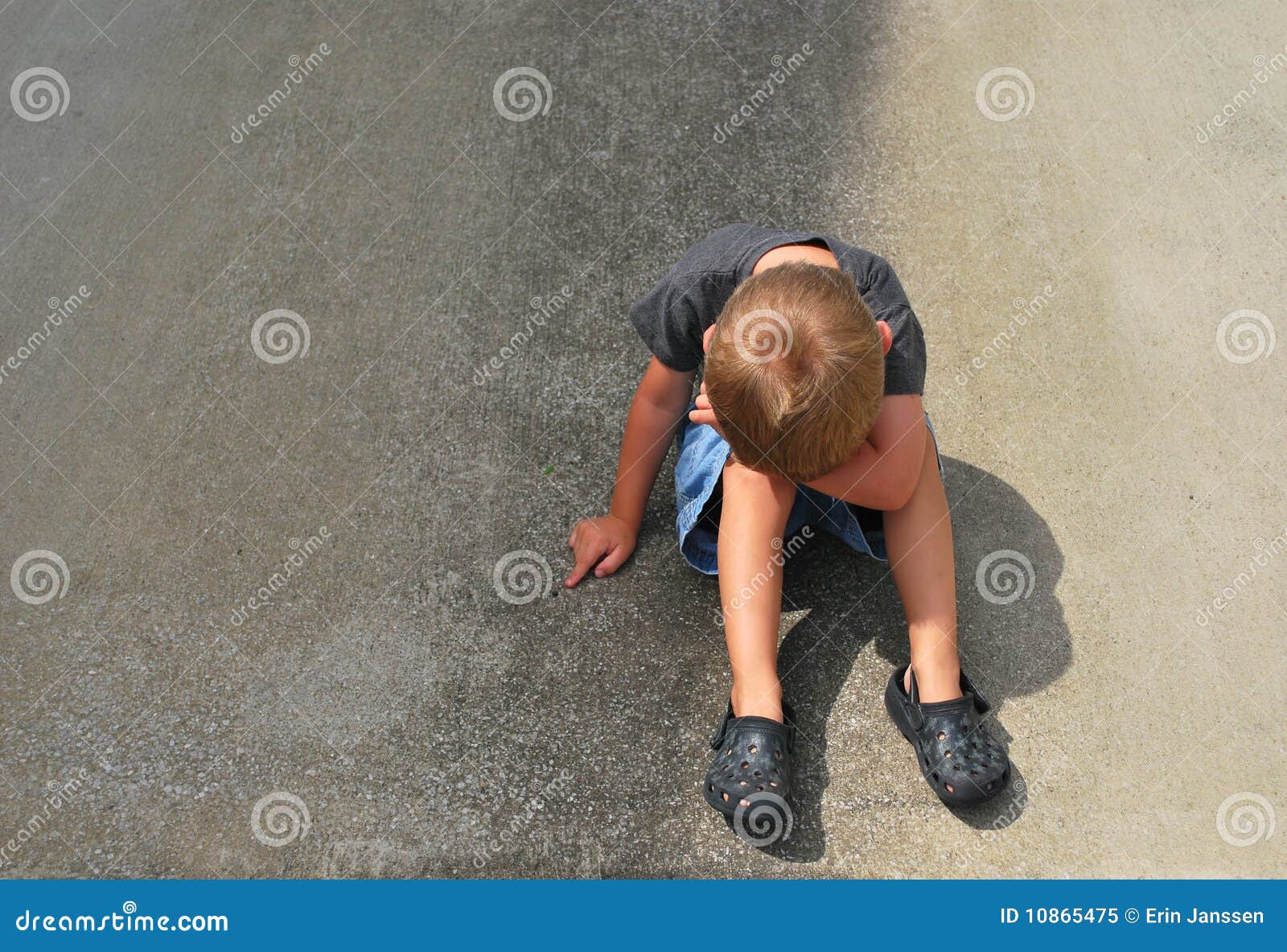 Sad boy stock image. Image of floor, life, concrete, people - 10865475
