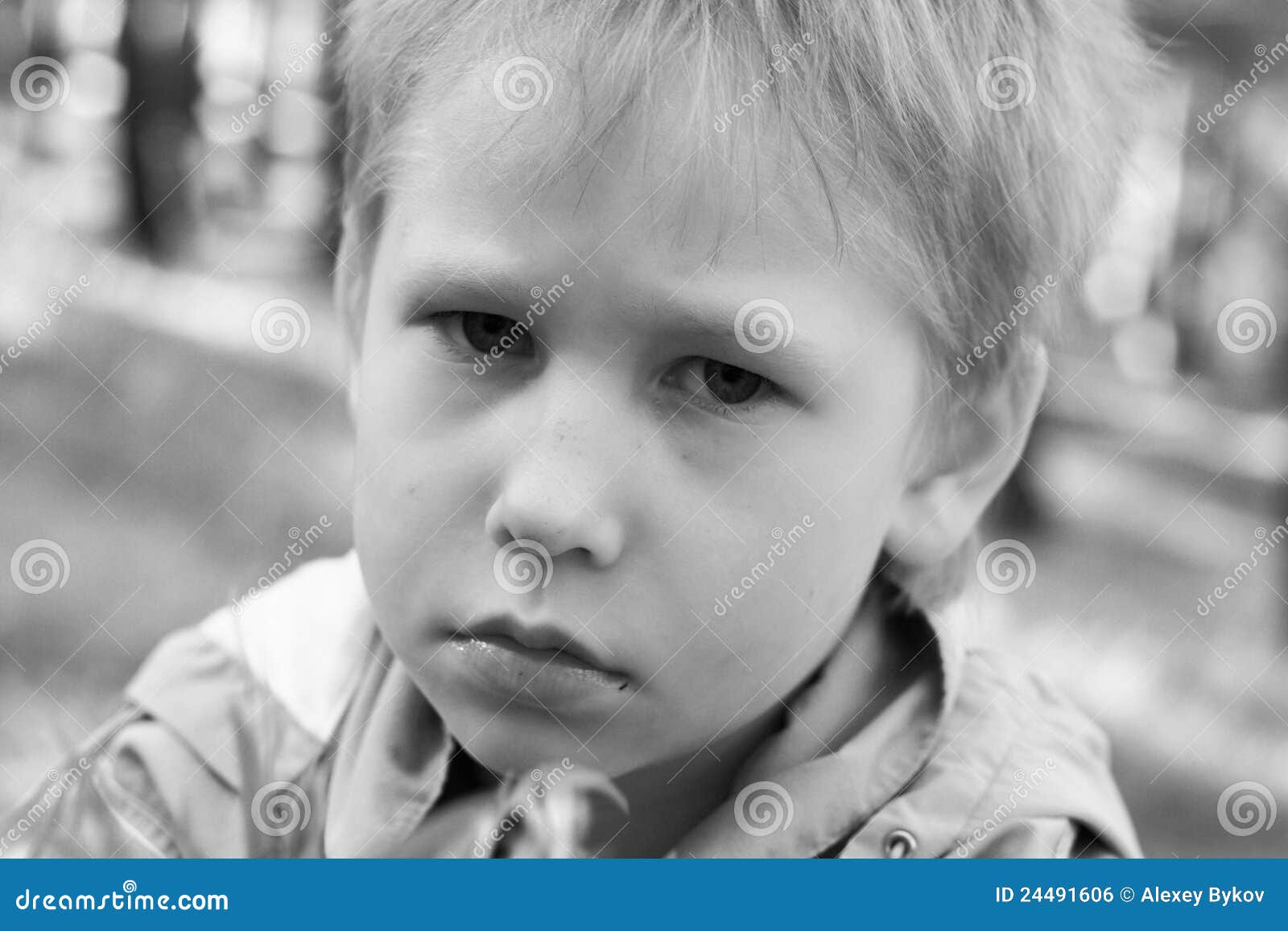 Sad boy. stock photo. Image of camera, despair, sullen - 24491606