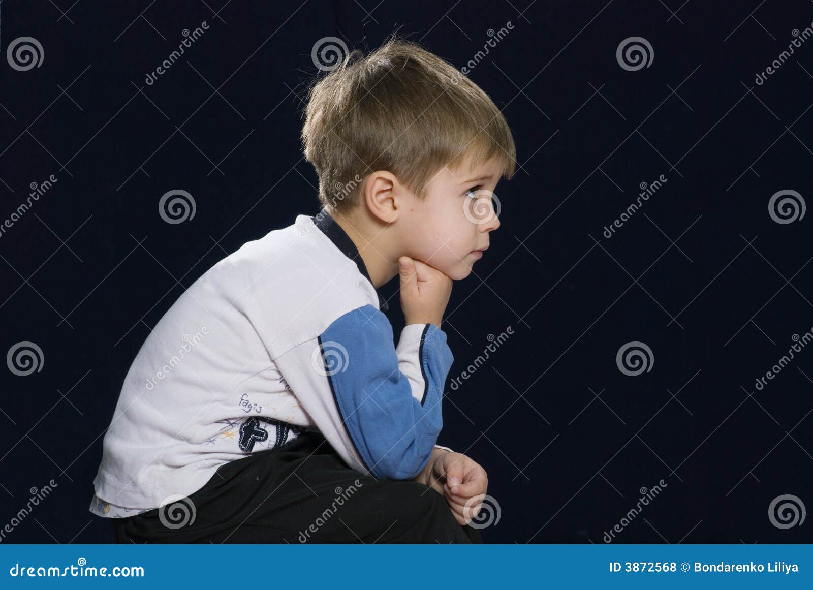 Sad boy stock photo. Image of sadness, wait, person, looks - 3872568