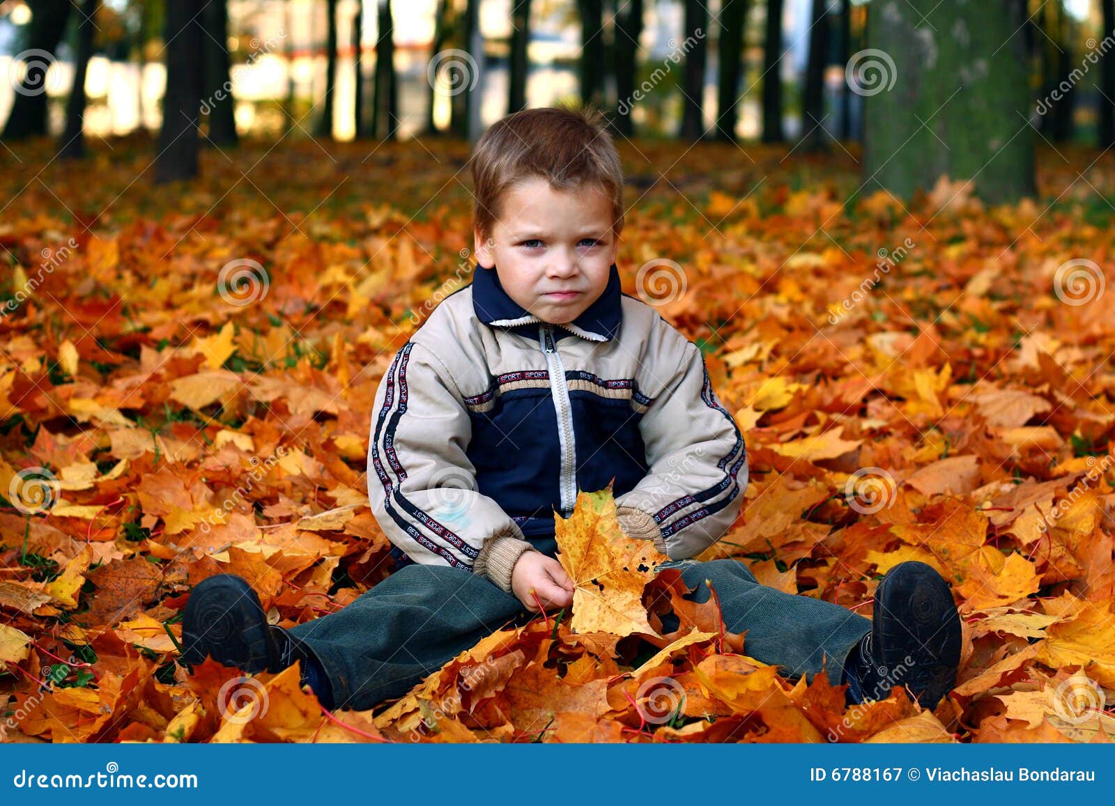 Sad boy stock image. Image of clothes, children, color - 6788167