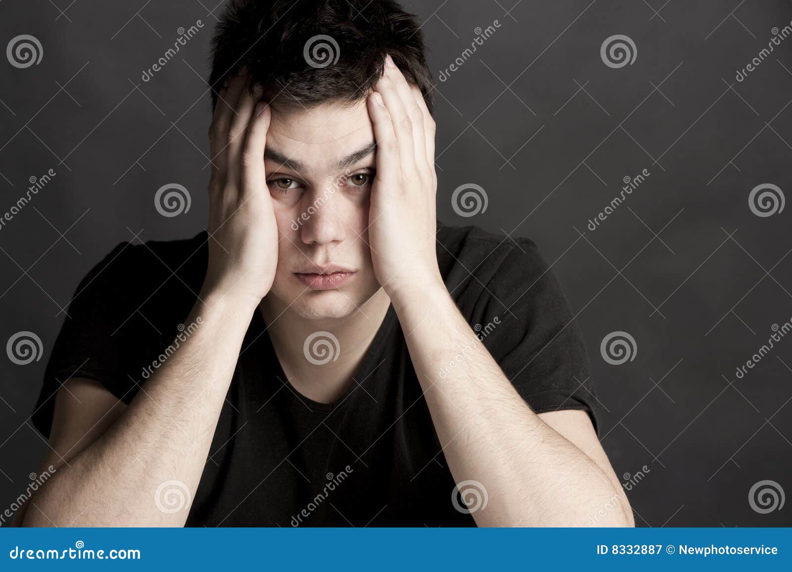 Sad Boy stock image. Image of human, gesture, disappointment - 8332887