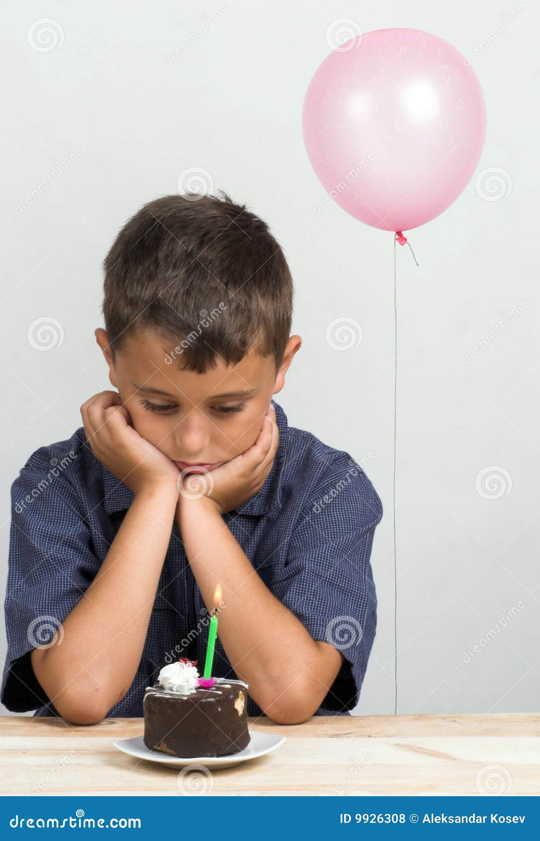 Sad boy stock photo. Image of birthday, white, looking - 9926308