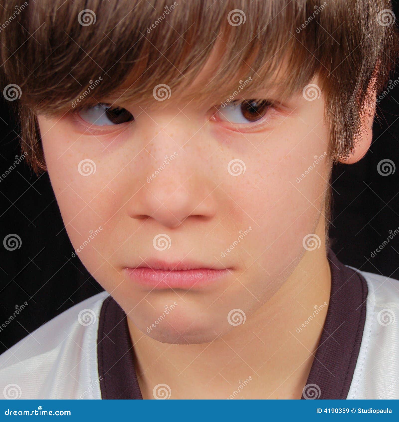 Sad Boy Being Bullied stock image. Image of medical, bullying - 4190359