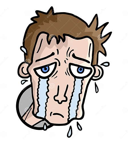 Sad boy stock vector. Illustration of puppet, sadness - 40786505