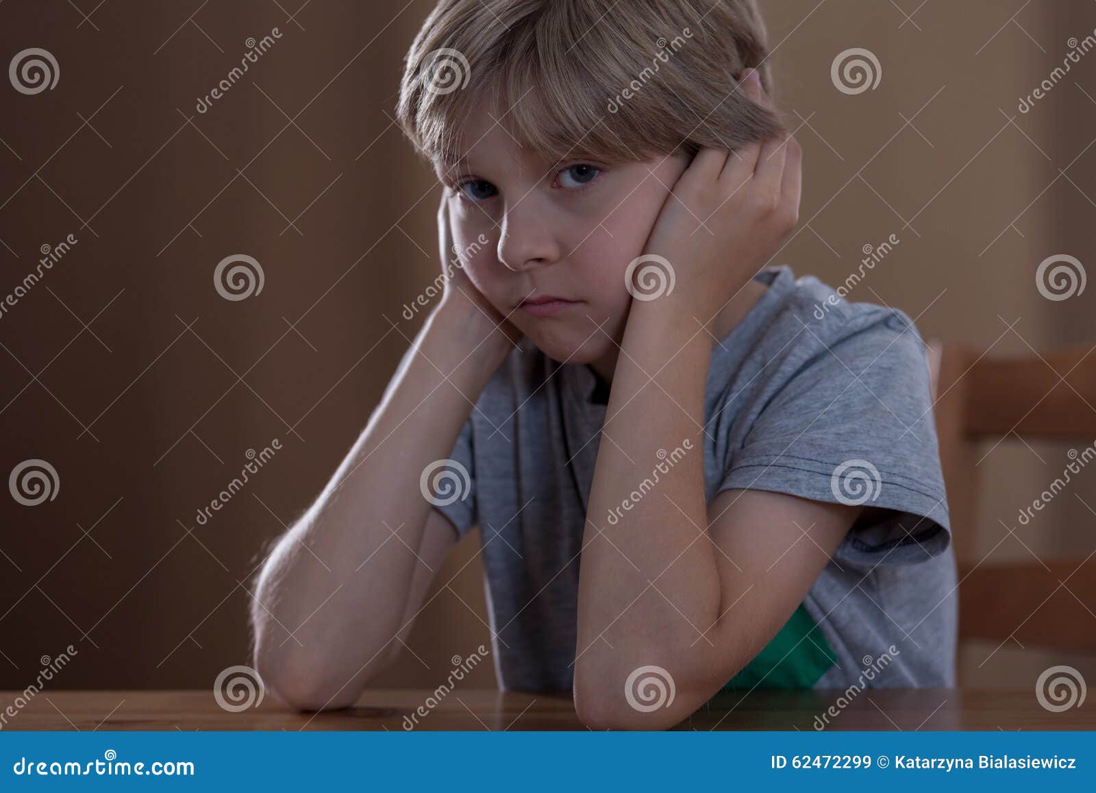 Sad Boy Having Family Problems Stock Image - Image of schoolboy ...
