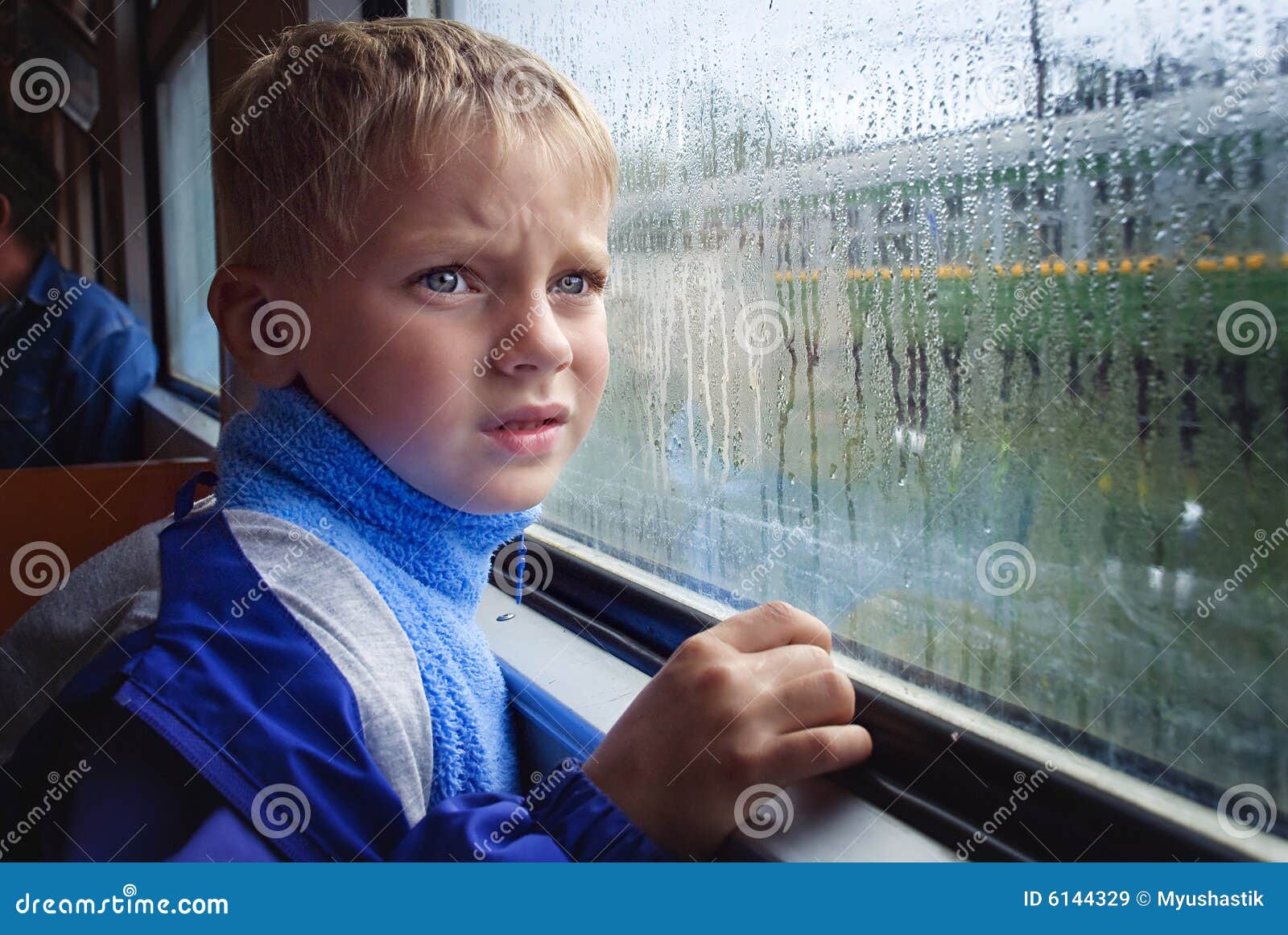 SAD BOY LOOKS IN WINDOW Royalty-Free Stock Photography | CartoonDealer ...