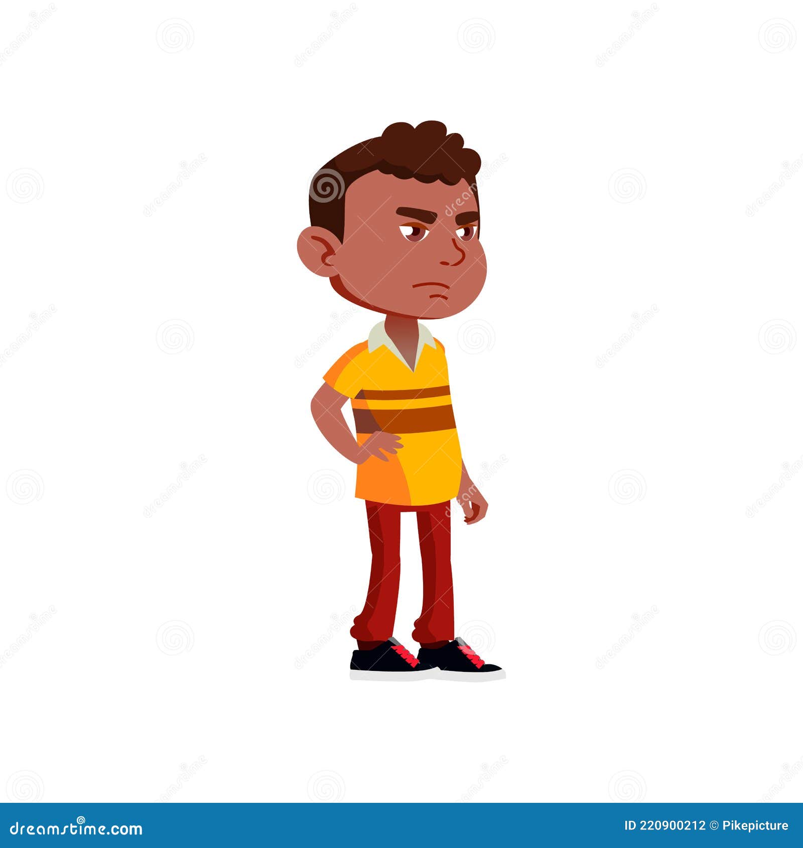 Sad Boy Losing in Game Cartoon Vector Stock Vector - Illustration of ...