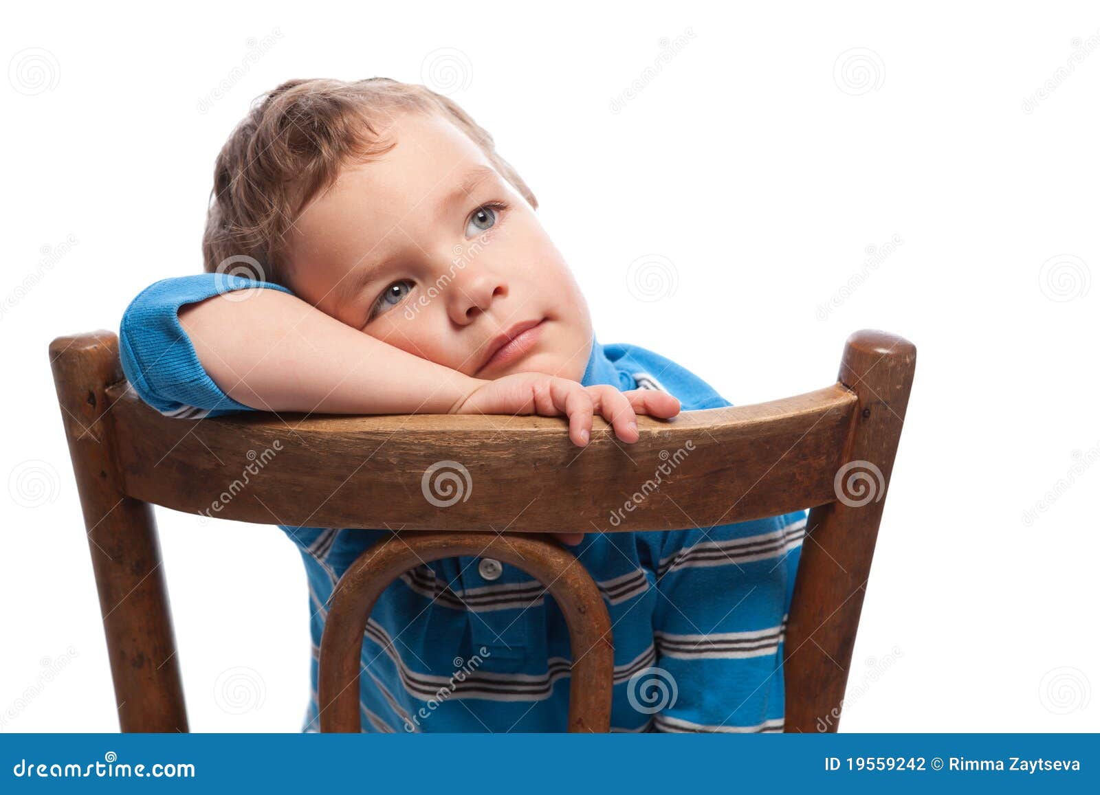 Sad boy sitting on chair stock photo. Image of russian - 19559242