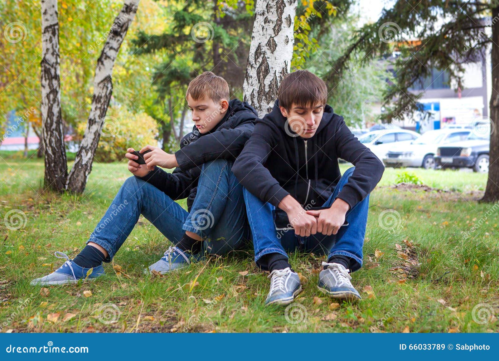 Sad Boys outdoor stock image. Image of caucasian, annoyed - 66033789