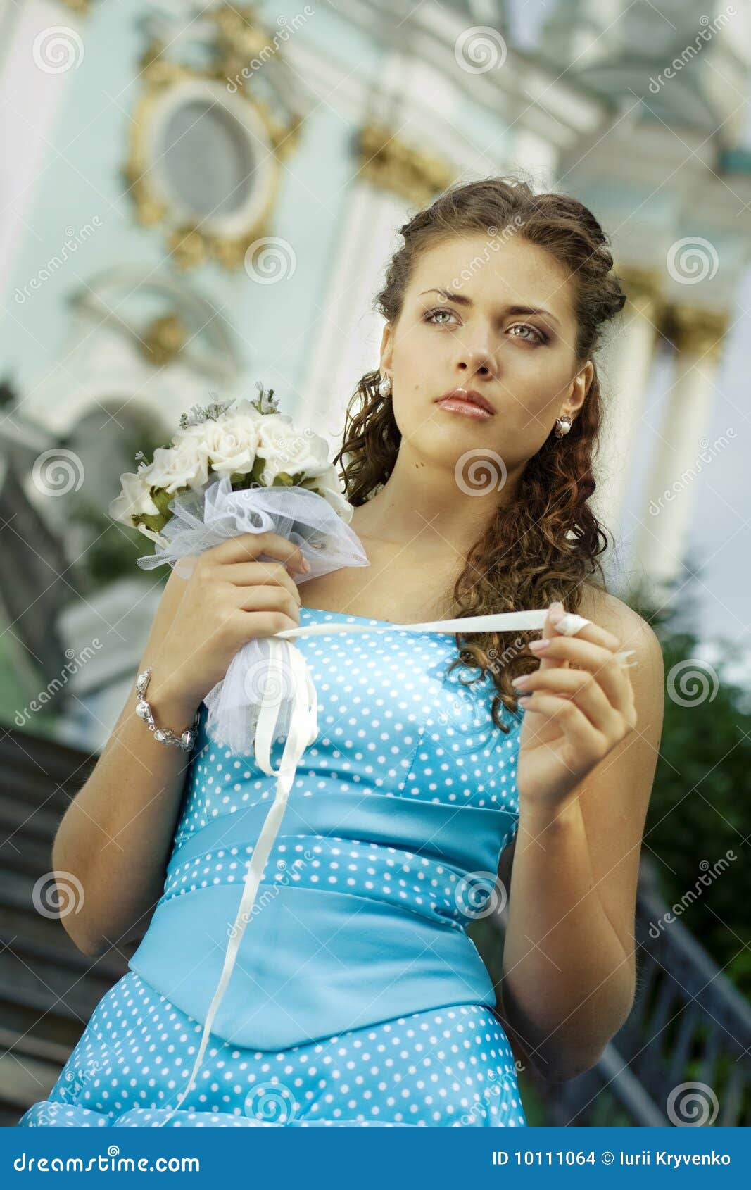 Sad bride stock photo. Image of crying, beauty, married - 10111064