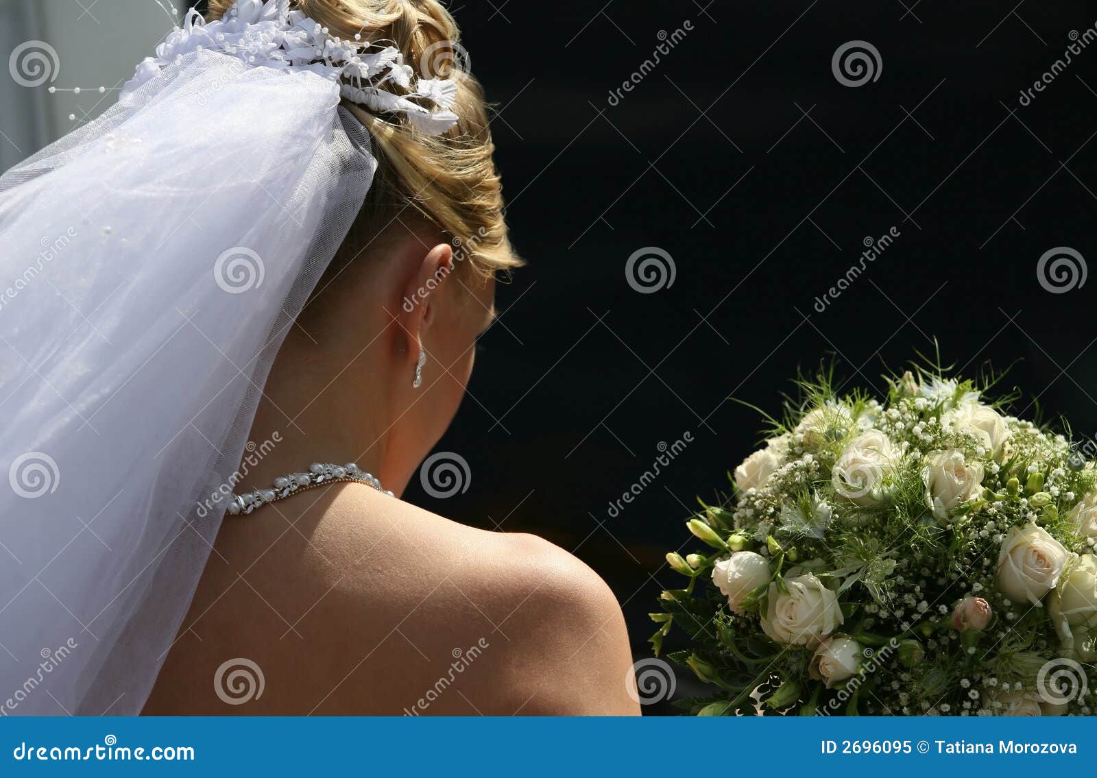 Sad bride stock image. Image of elation, bride, flower - 2696095