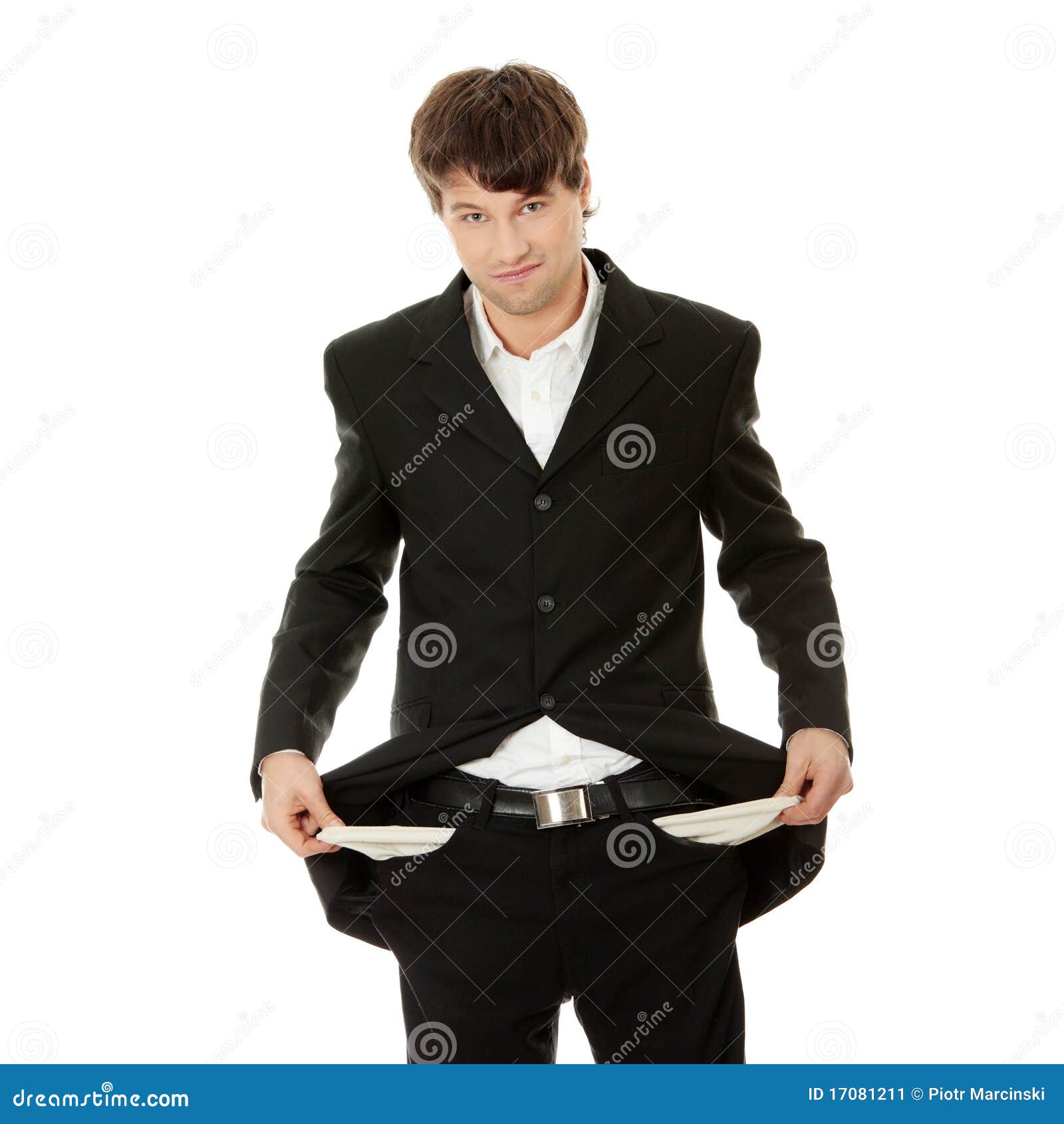 Sad and broke stock image. Image of finance, person, pocket - 17081211