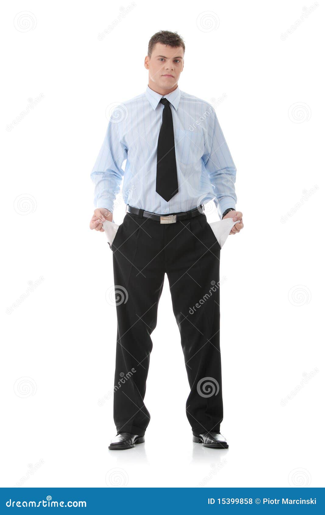 Sad and broke business man stock photo. Image of debt - 15399858