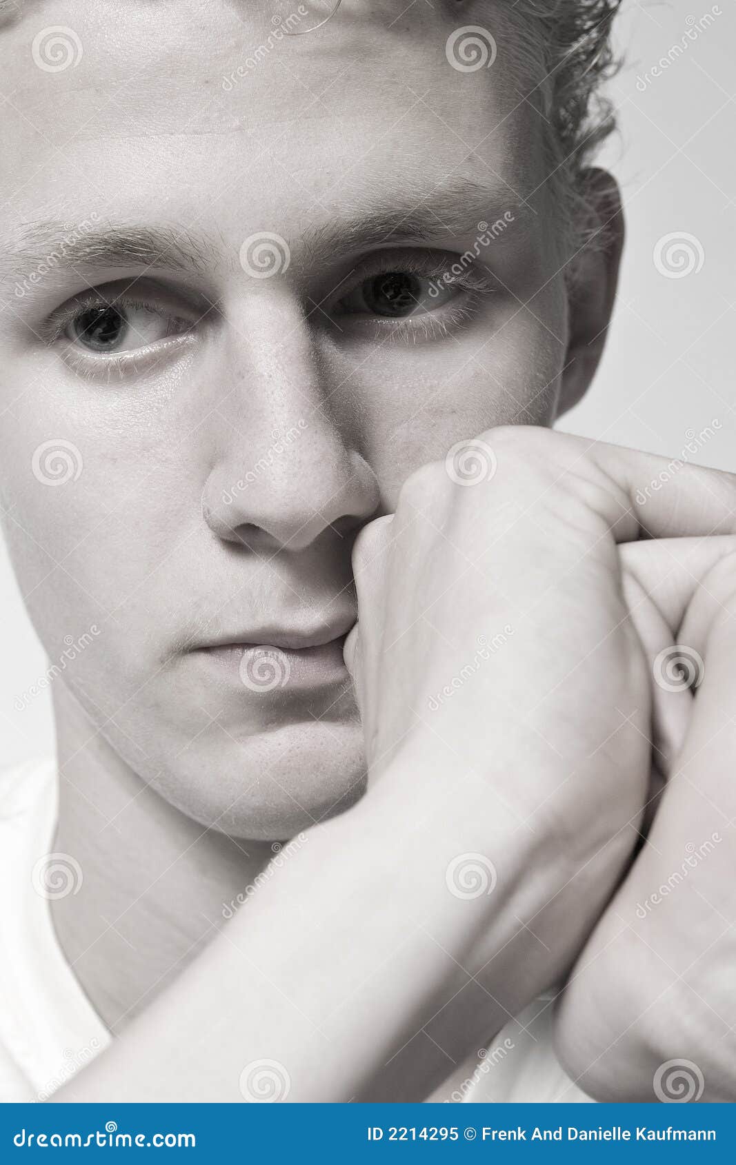 Sad brother stock image. Image of thinking, isolated, portrait - 2214295