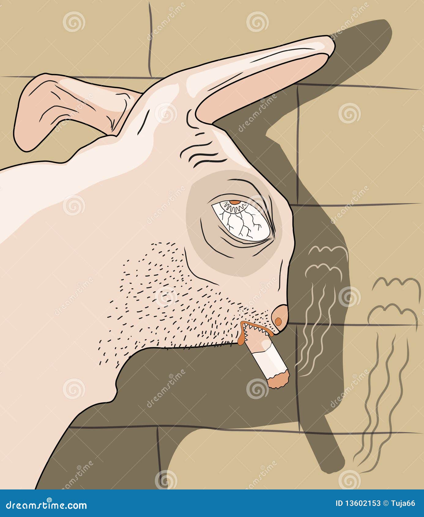 Sad bunny stock vector. Illustration of rabbit, depression - 13602153