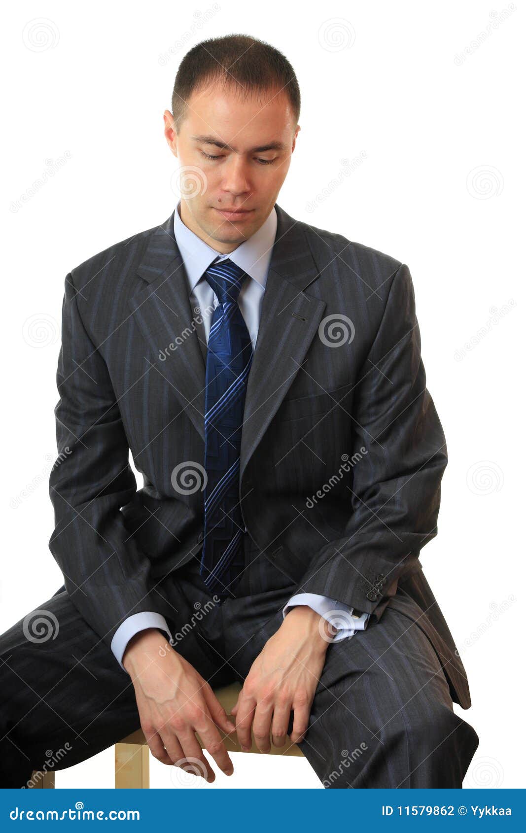 Sad businessman. stock photo. Image of manager, financial - 11579862