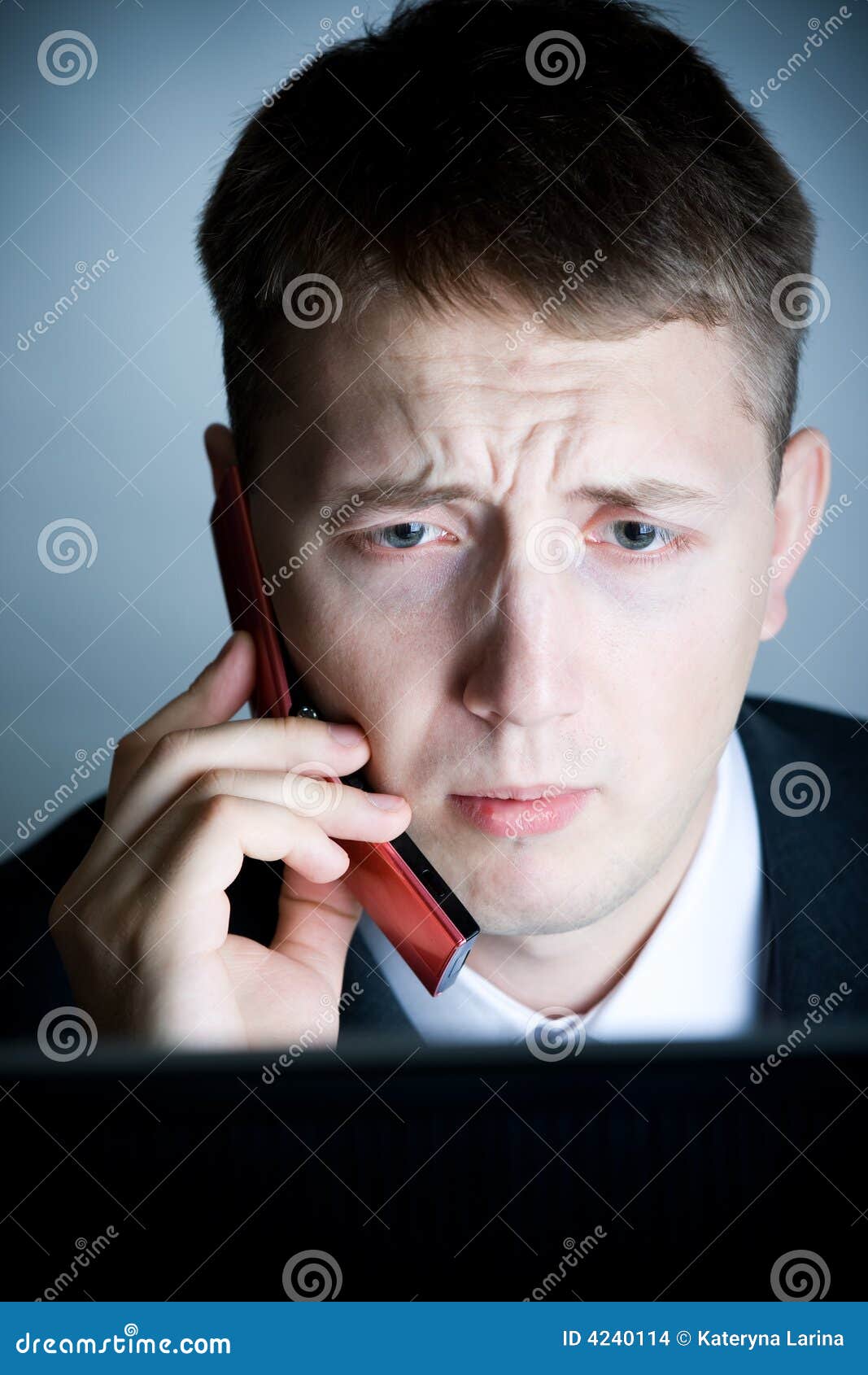 Sad businessman stock photo. Image of leadership, manager - 4240114