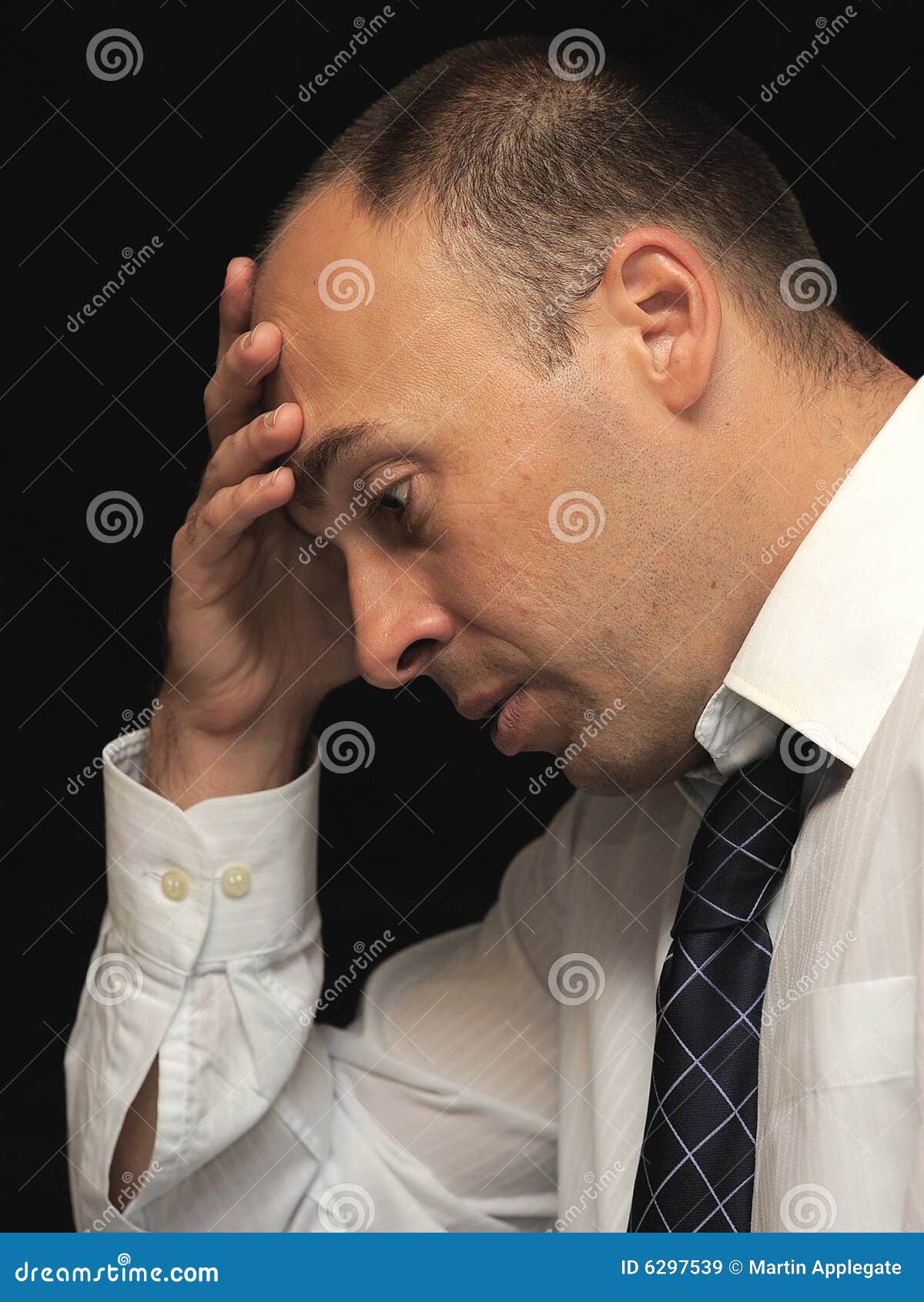 Businessperson Leans On Billboard Royalty-Free Stock Photography ...