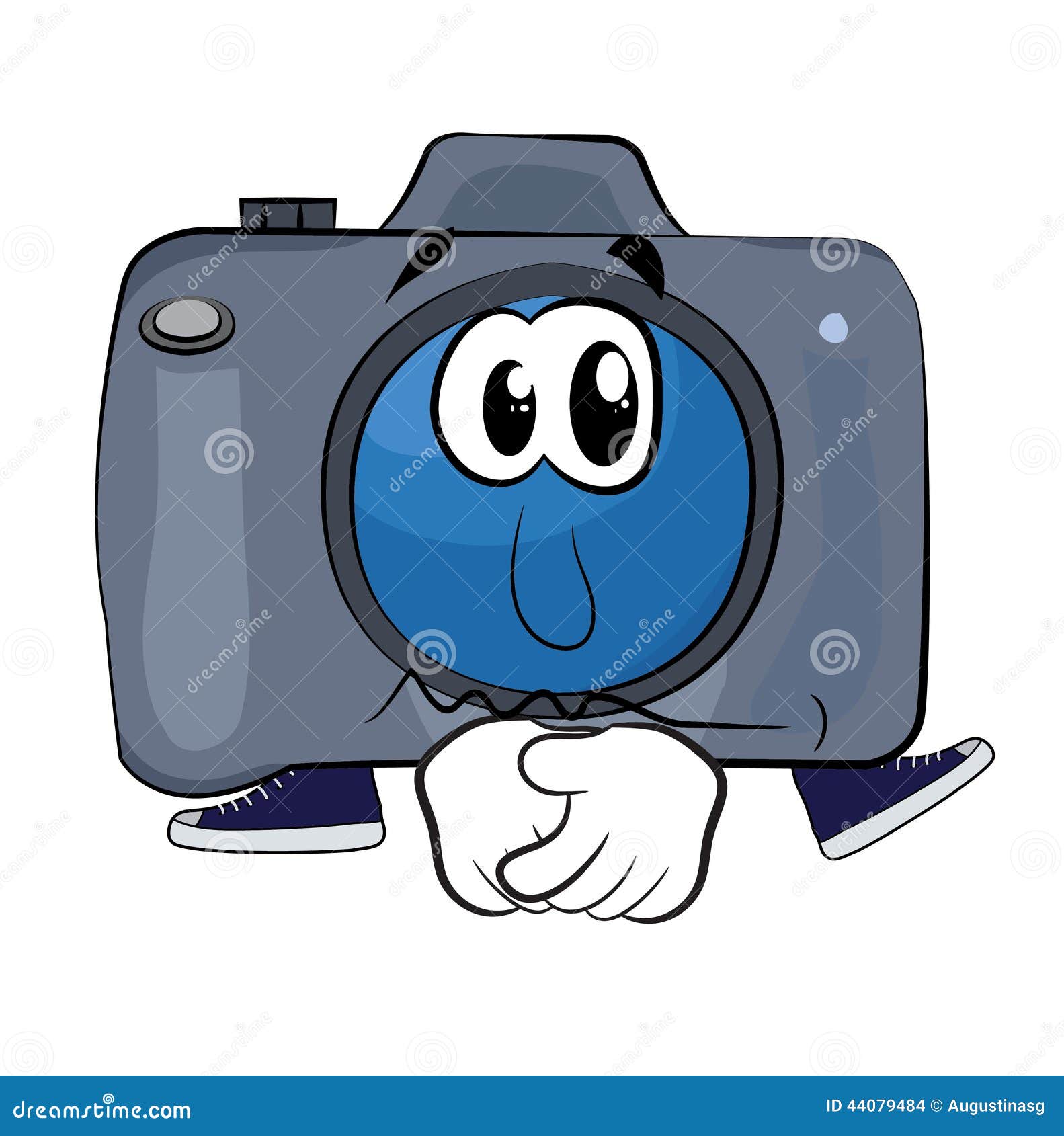Sad Camera Cartoon Stock Illustration - Image: 44079484