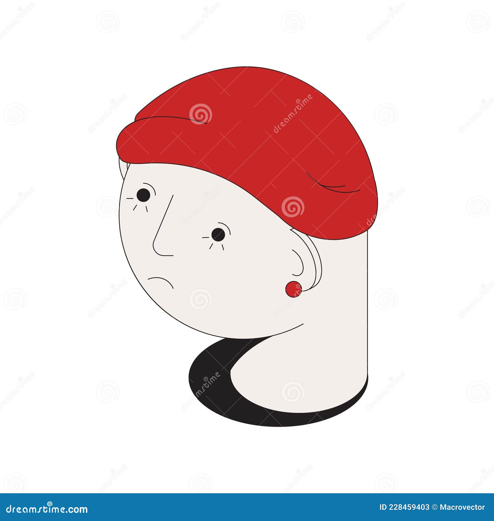 Sad Cancer Head Composition Stock Vector - Illustration of examining ...