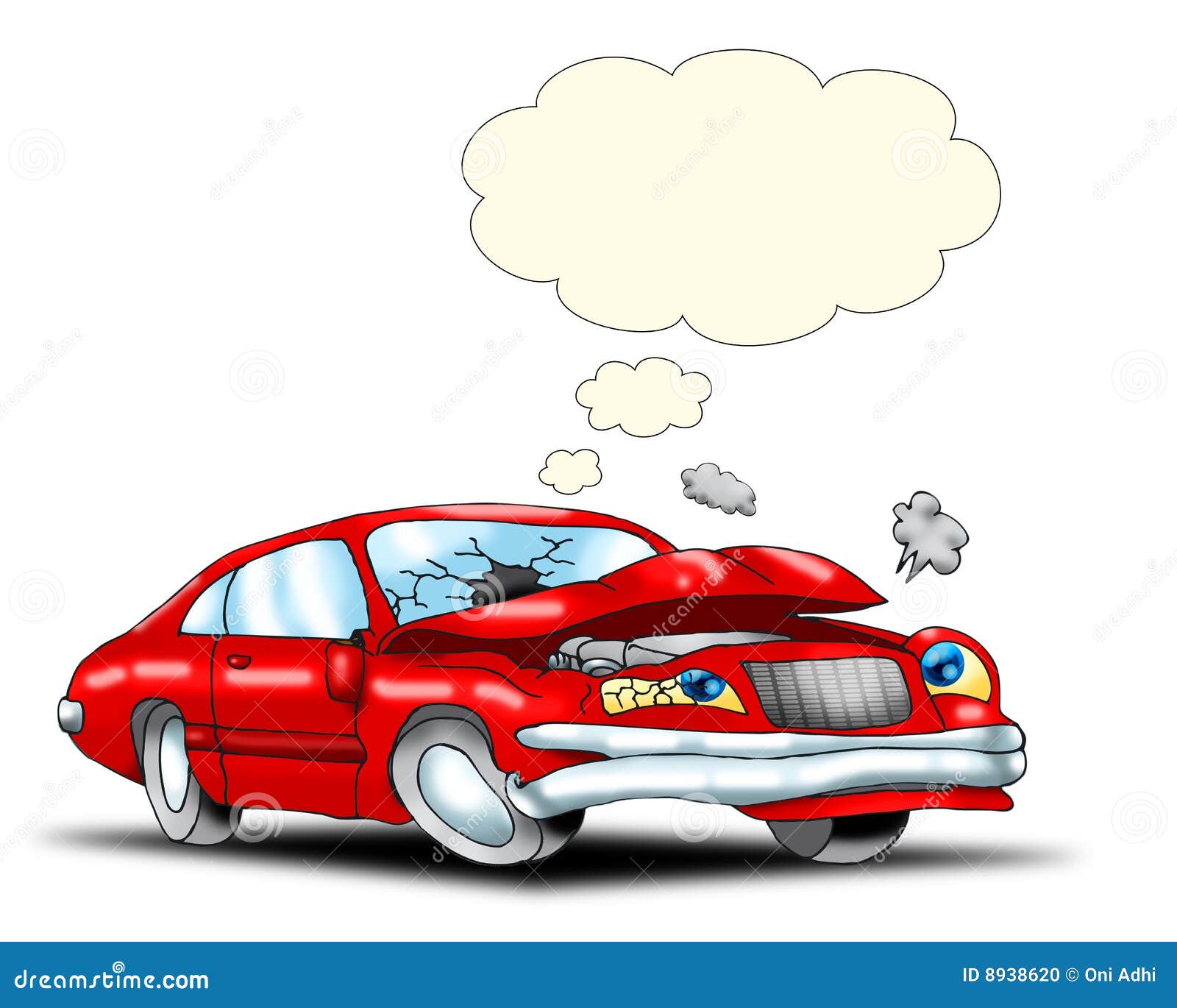 Sad Car Crash Stock Photo - Image: 8938620