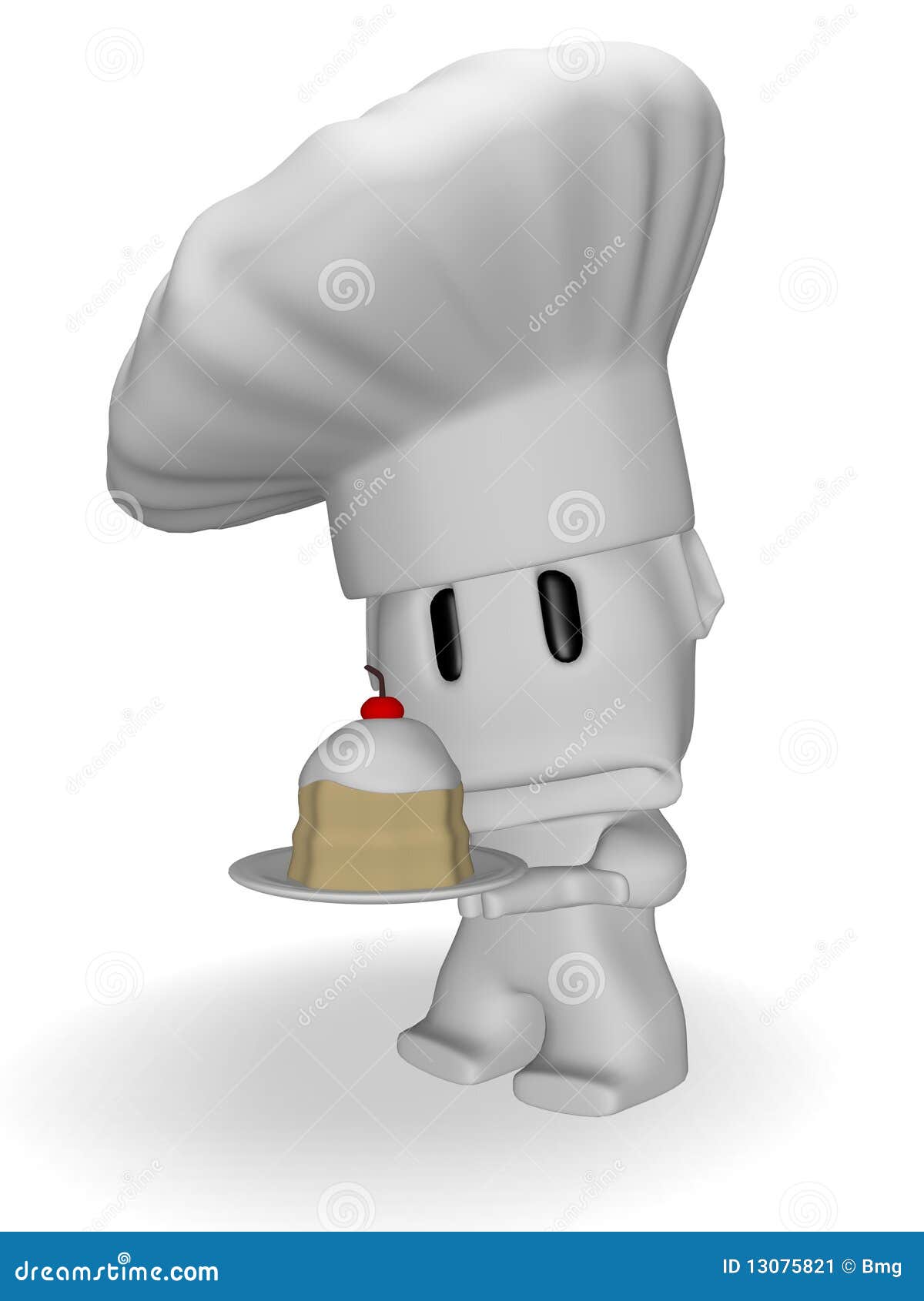 Sad caricature of a cook stock illustration. Illustration of kitchen ...