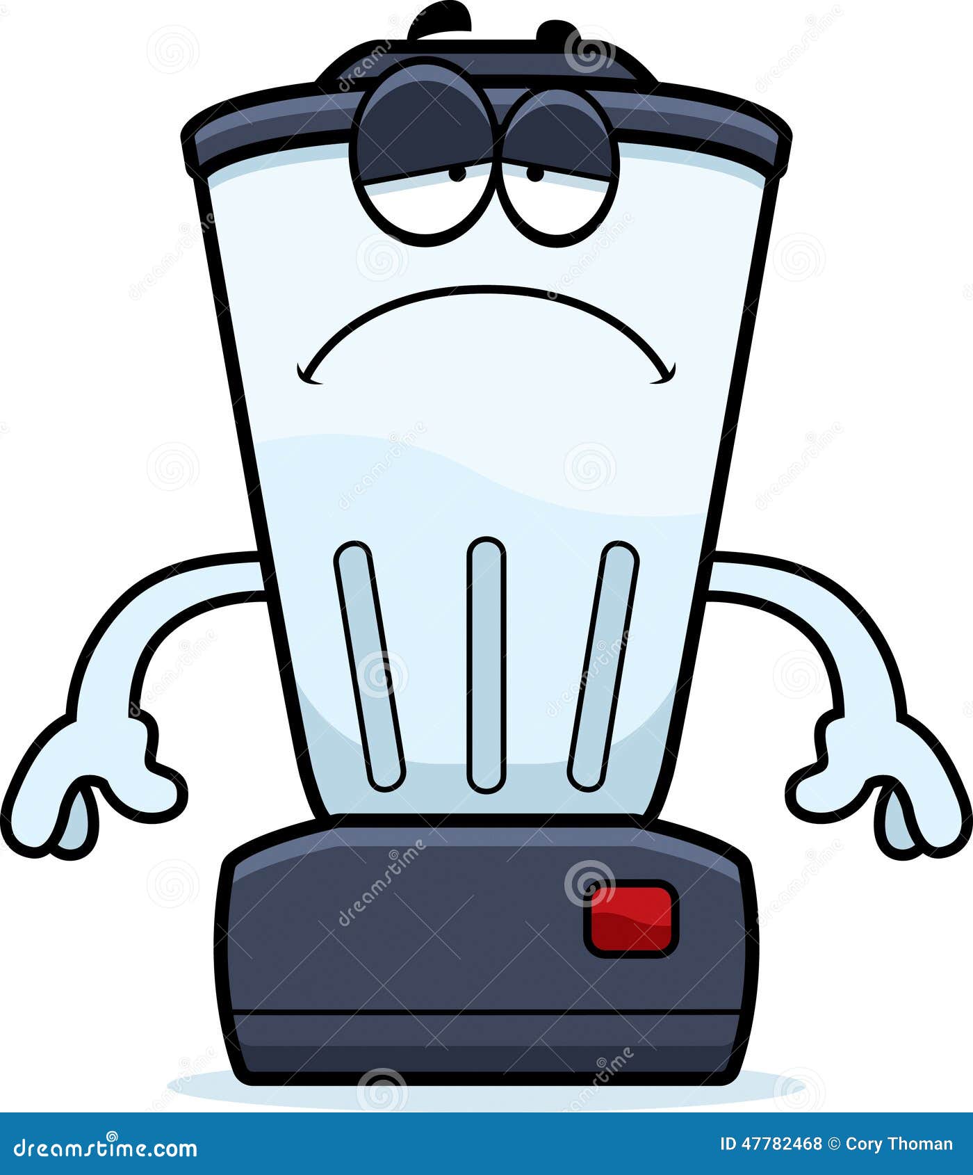 Sad Cartoon Blender stock vector. Illustration of clip - 47782468
