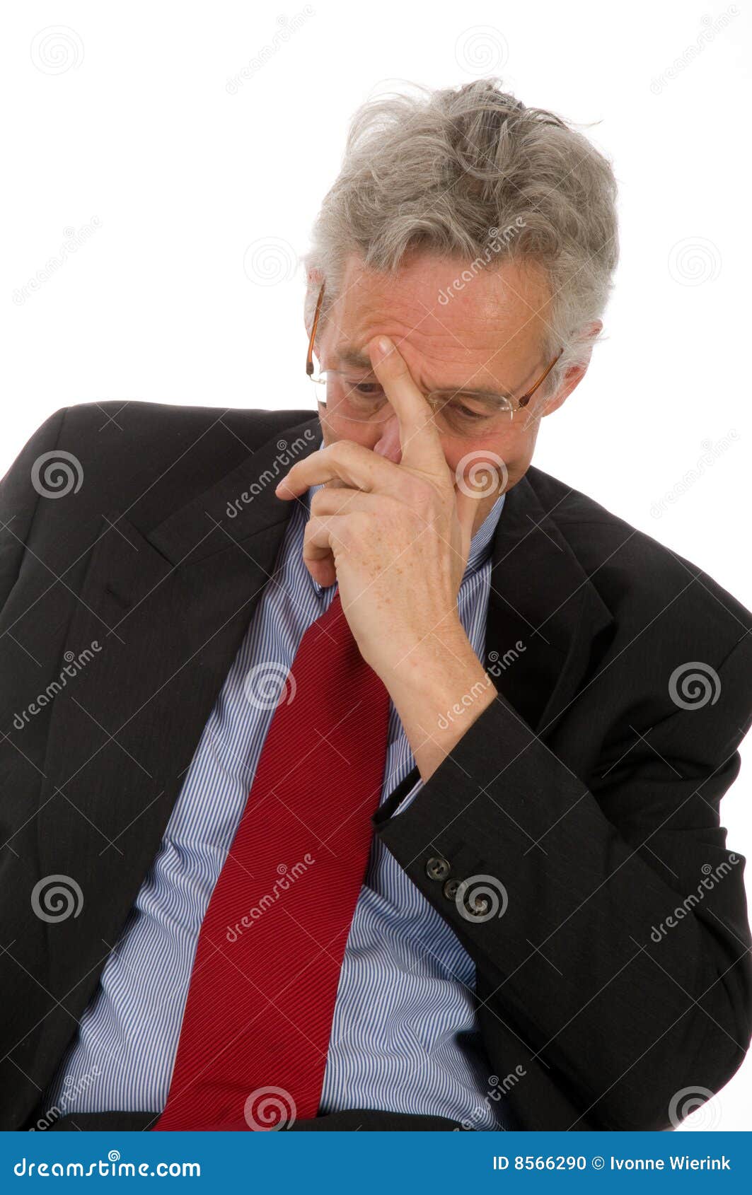 Sad CEO stock photo. Image of grey, neck, suit, portrait - 8566290