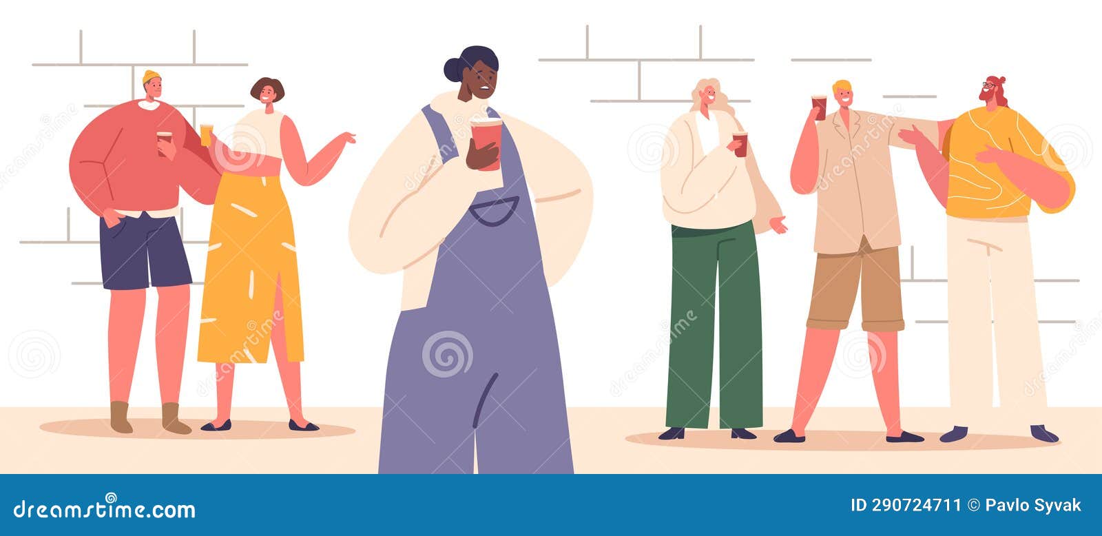 Sad Character with Social Phobia Experiences Anxiety in Social ...