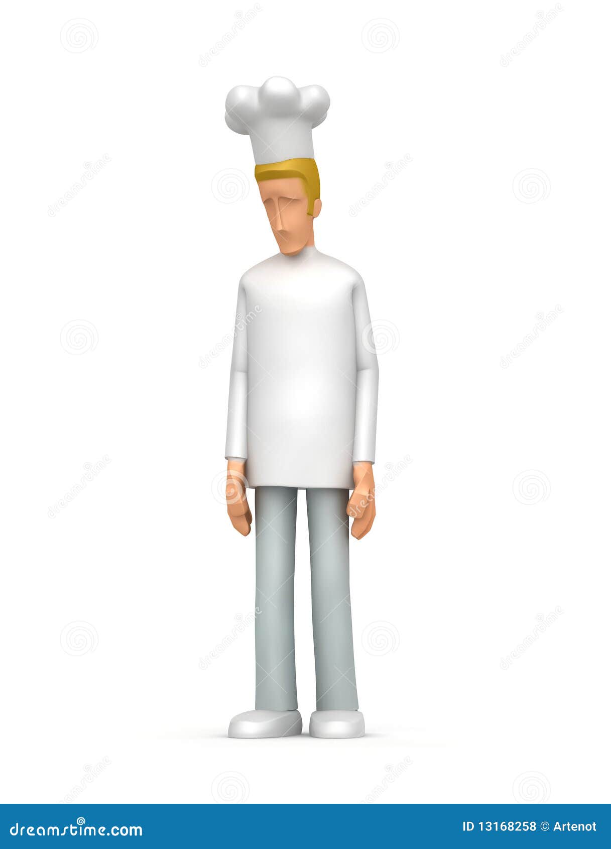 Sad chef stock illustration. Illustration of depression - 13168258